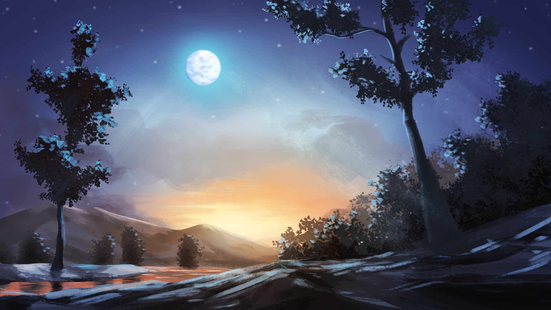 ArtStation - Full Moon