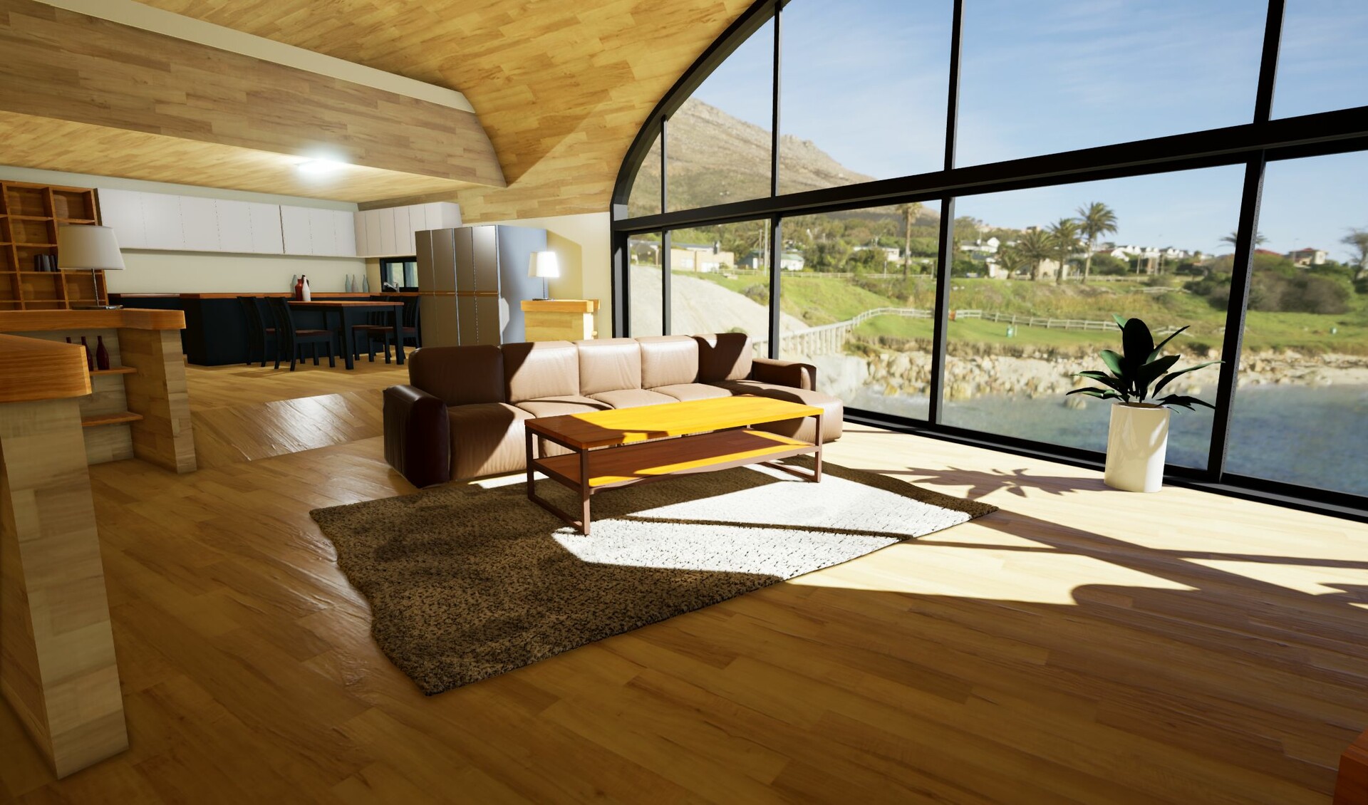 ArtStation - Wood concept interior unreal