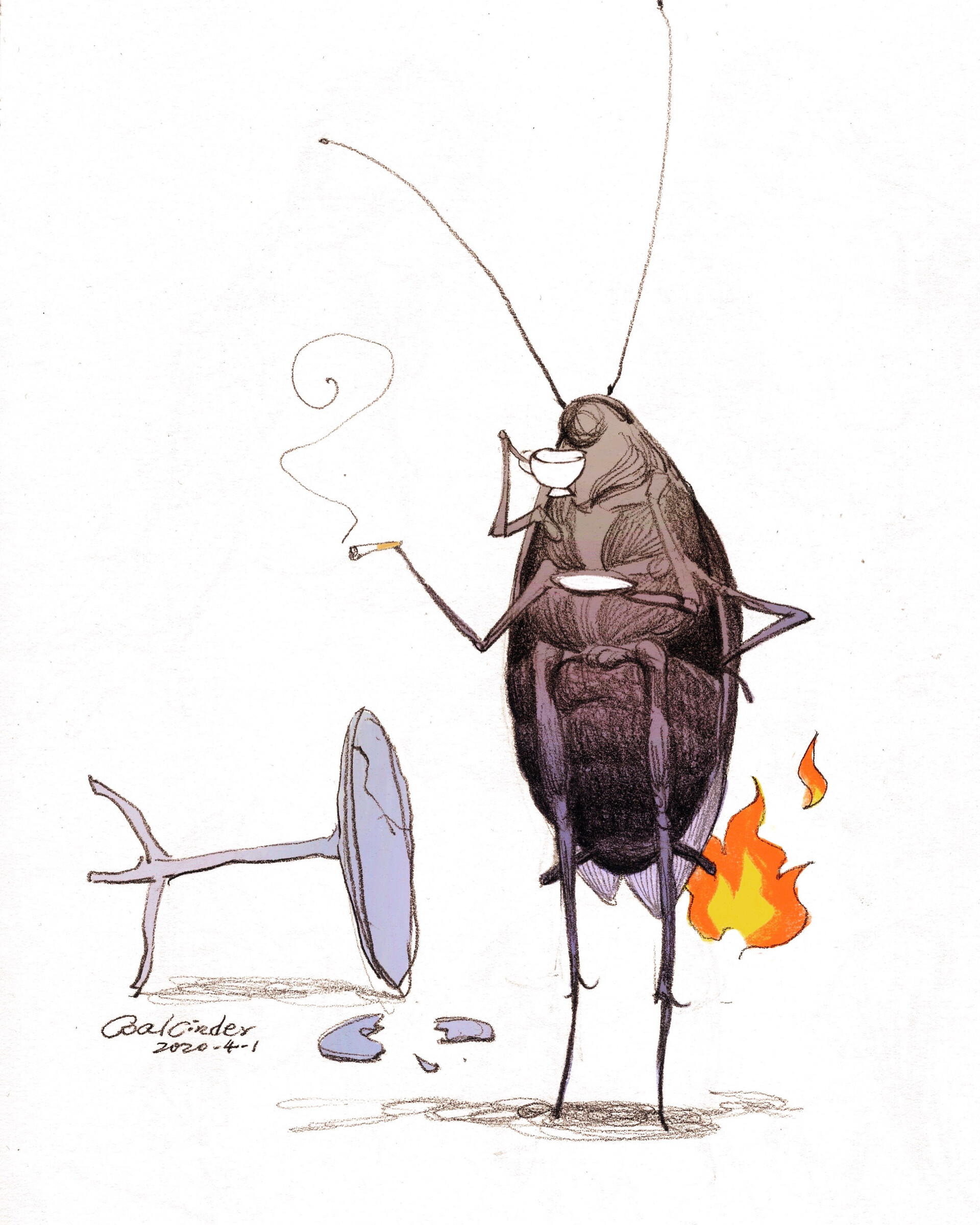 ArtStation - The cockroach survived