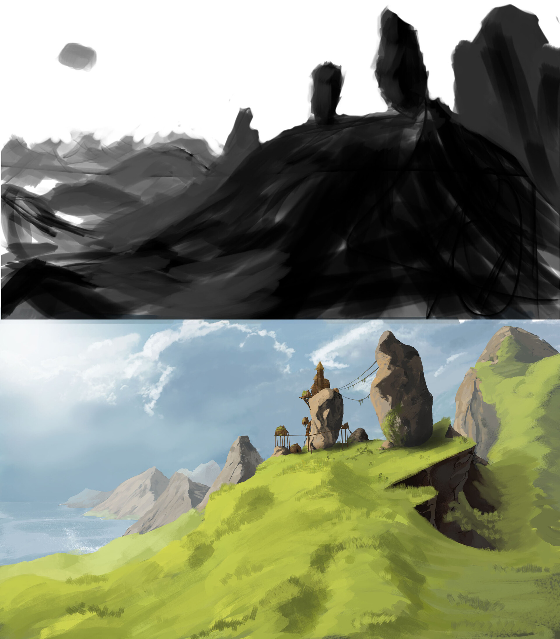 ArtStation - Quick concept - sea people
