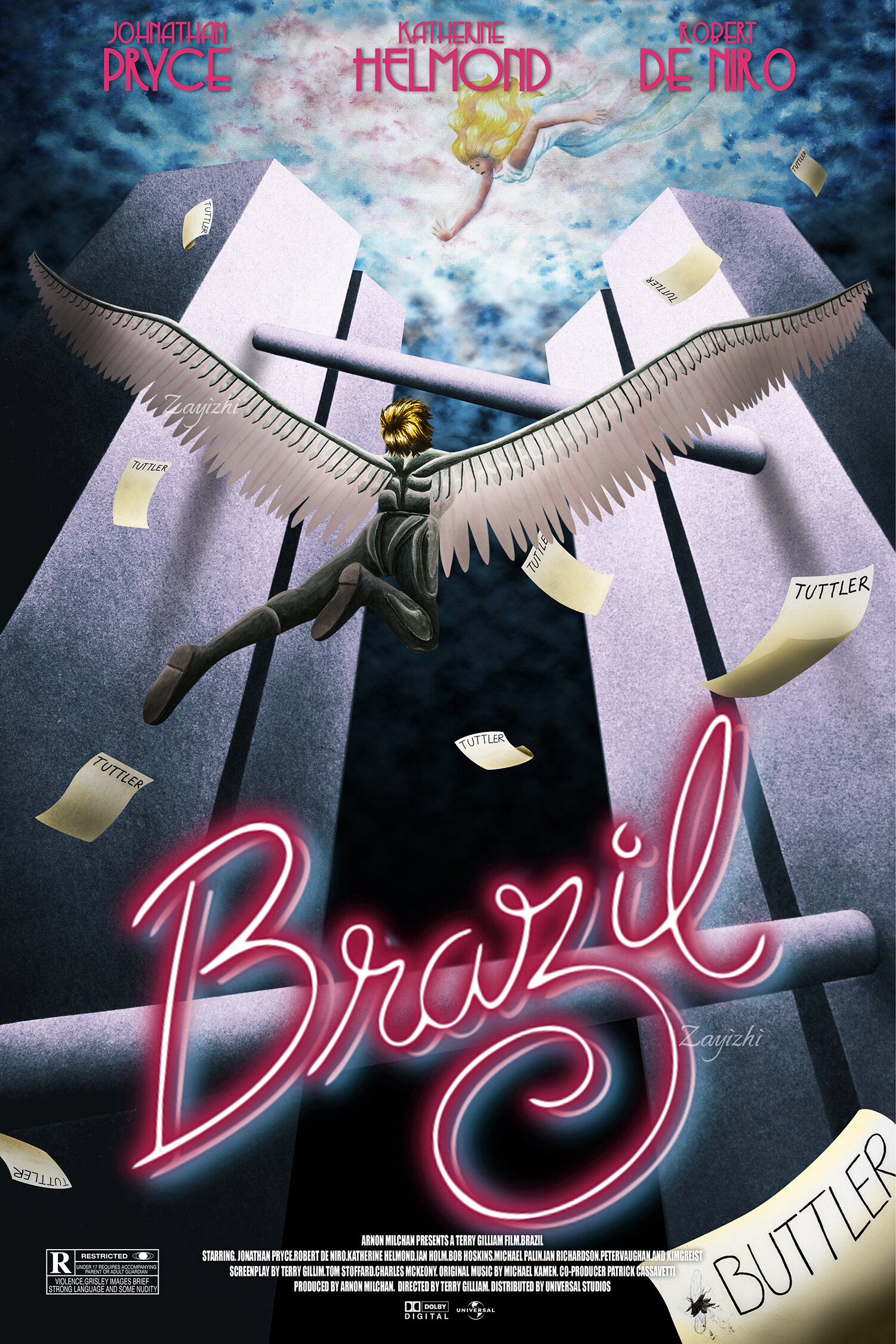 ArtStation - "Brazil" homage poster