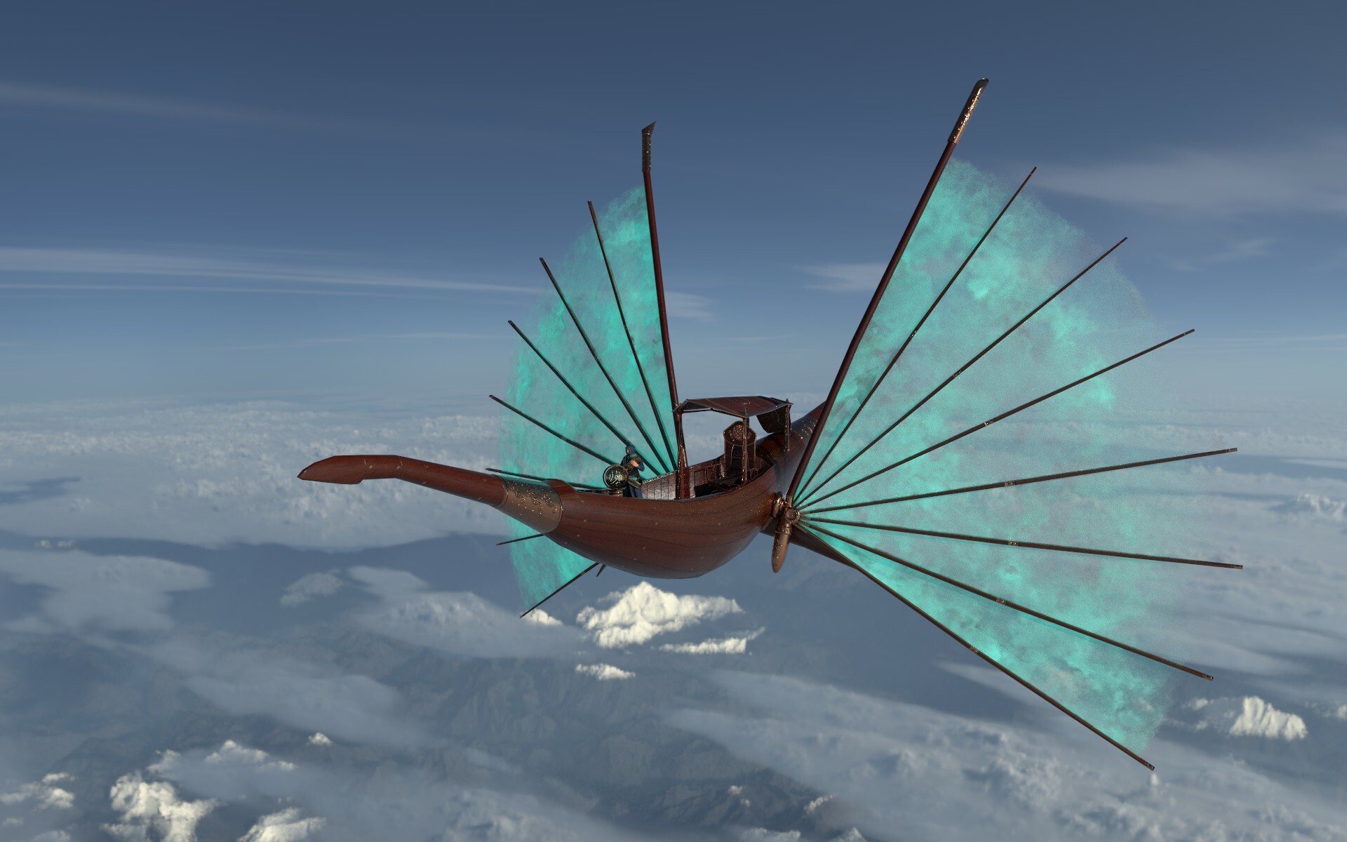 Chris Heslinga - Flying Ship - Atlantis, The Lost Tales