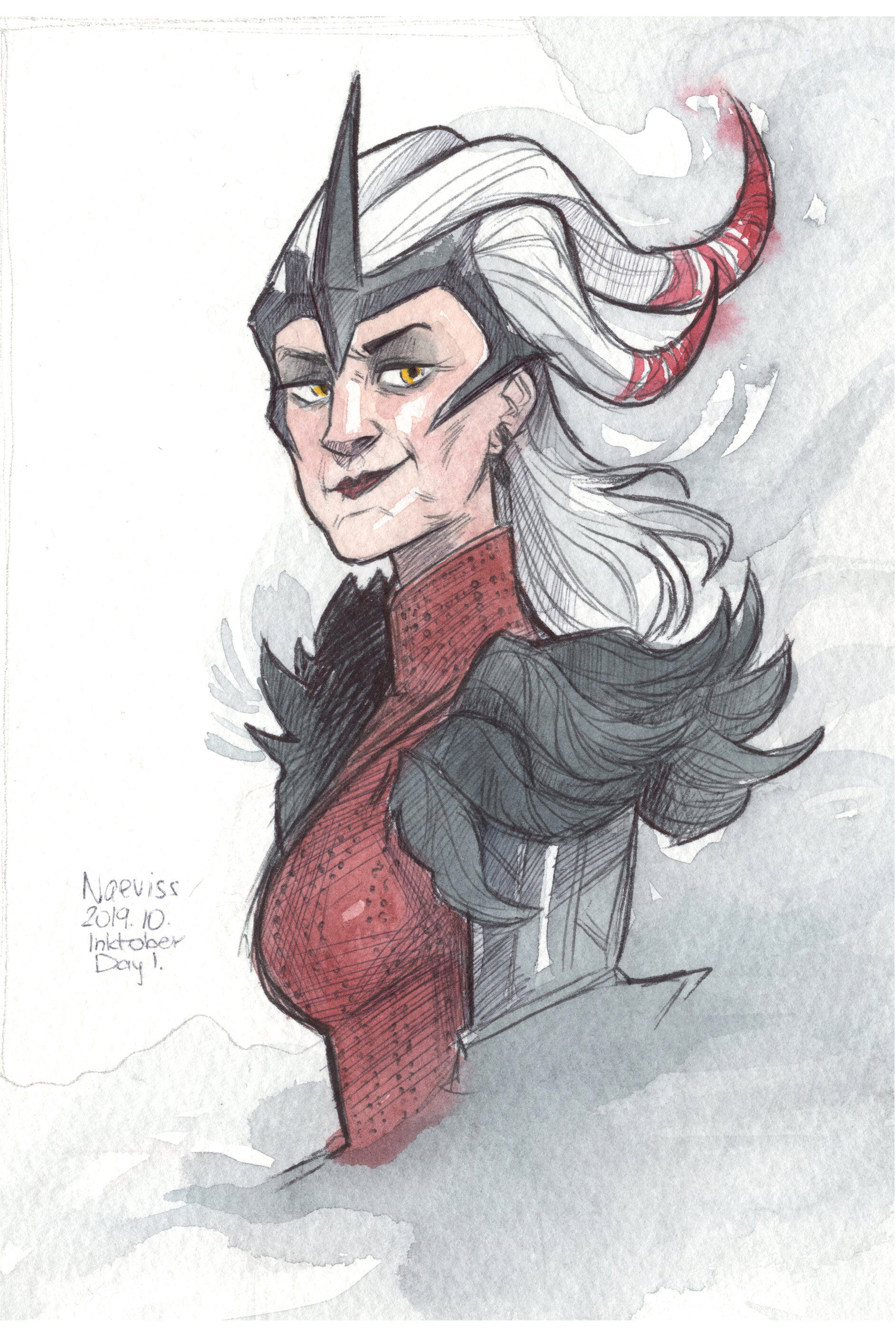 ArtStation - Inktober - Flemeth