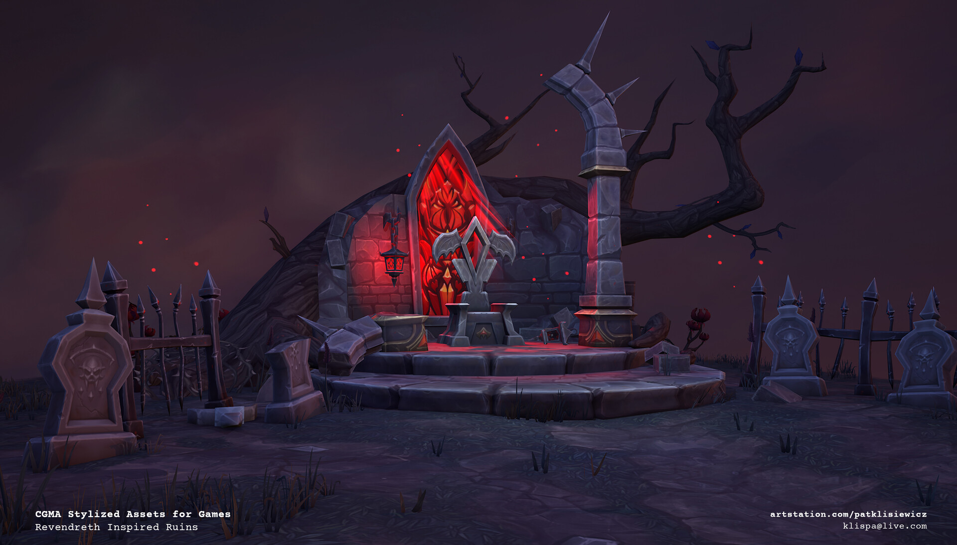 ArtStation - Revendreth Inspired Ruin - CGMA Class Assignment