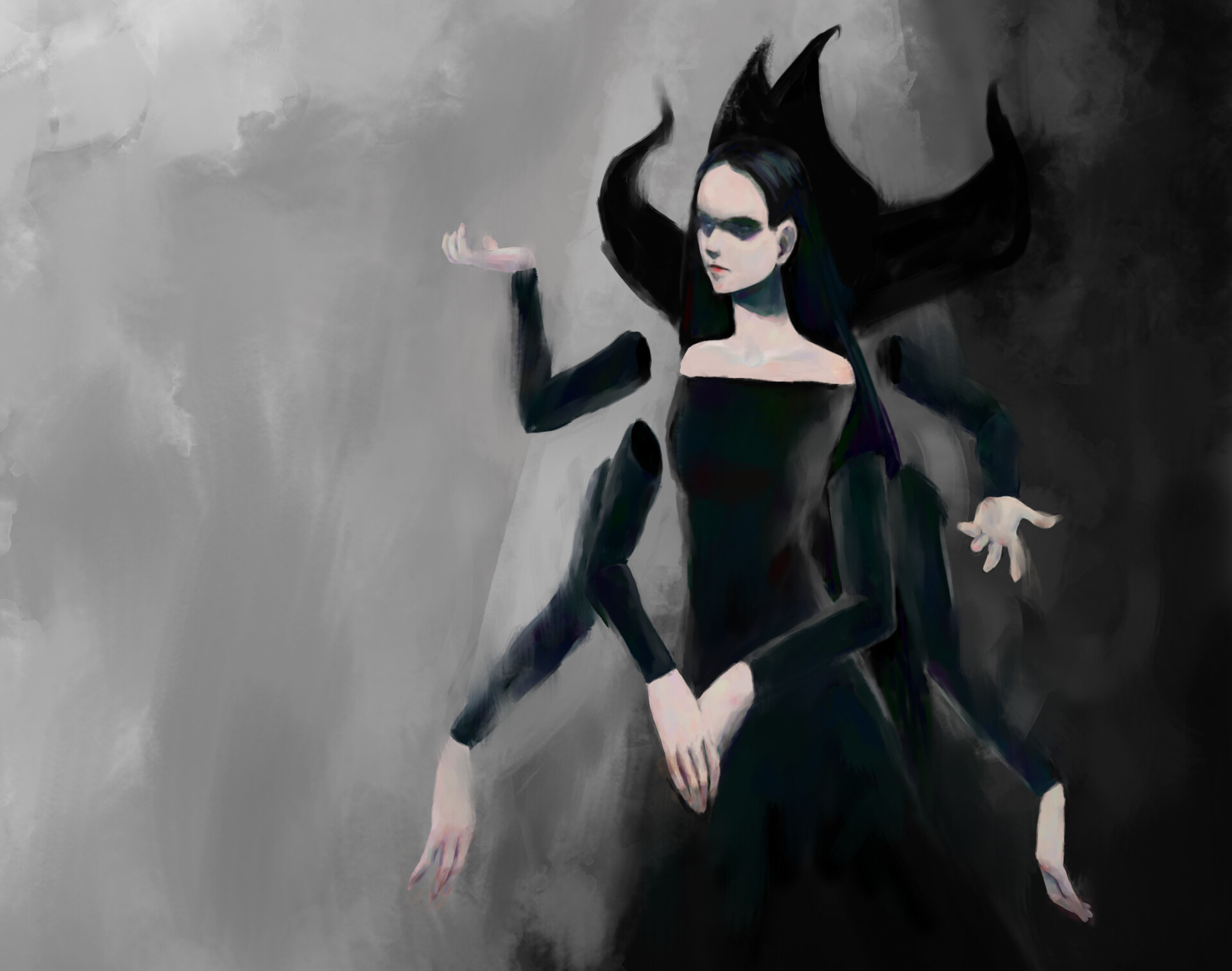 ArtStation - Six arms gal