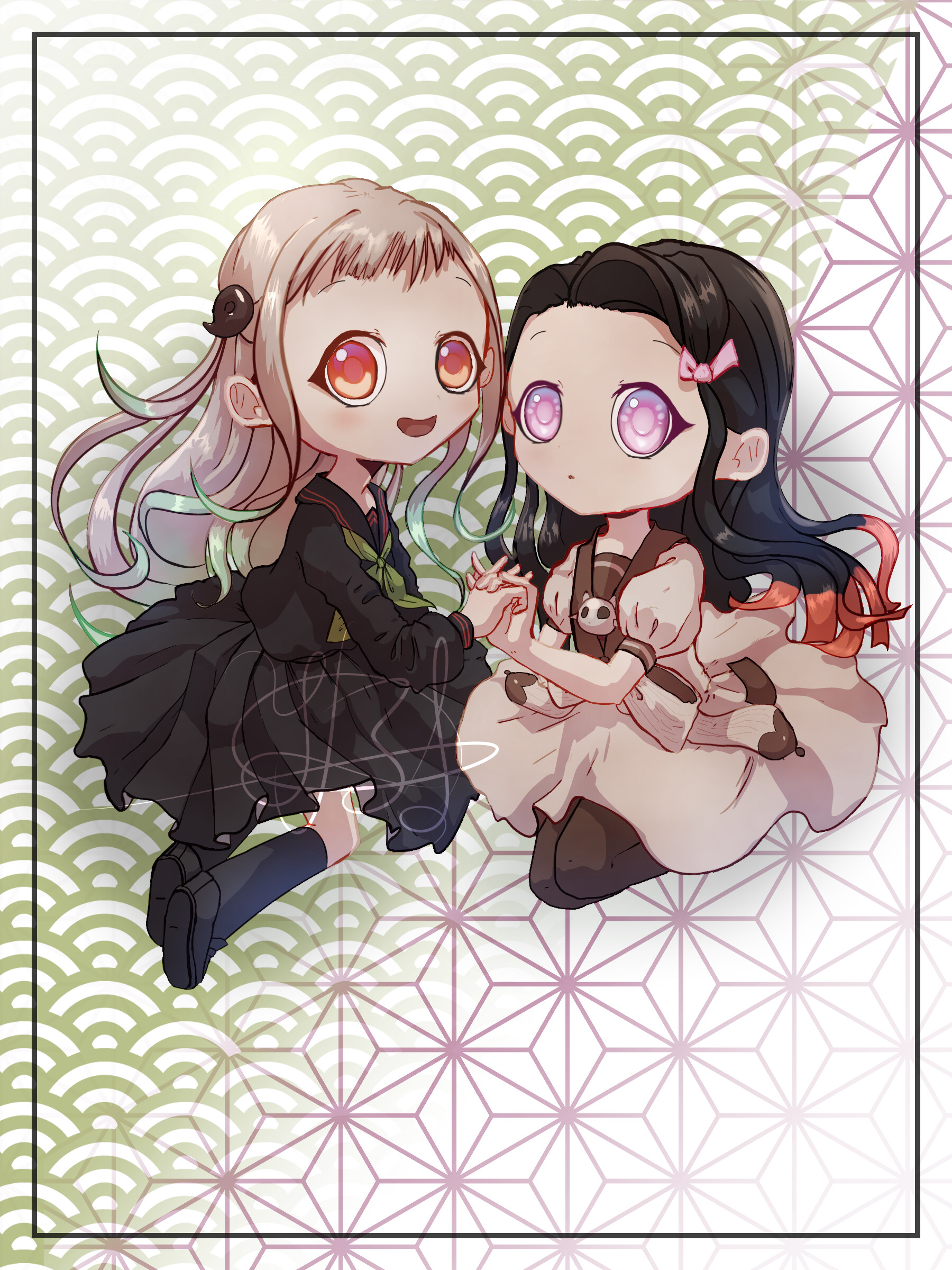 ArtStation - Nene & Nezuko