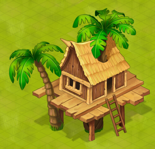 ArtStation - Isometric house