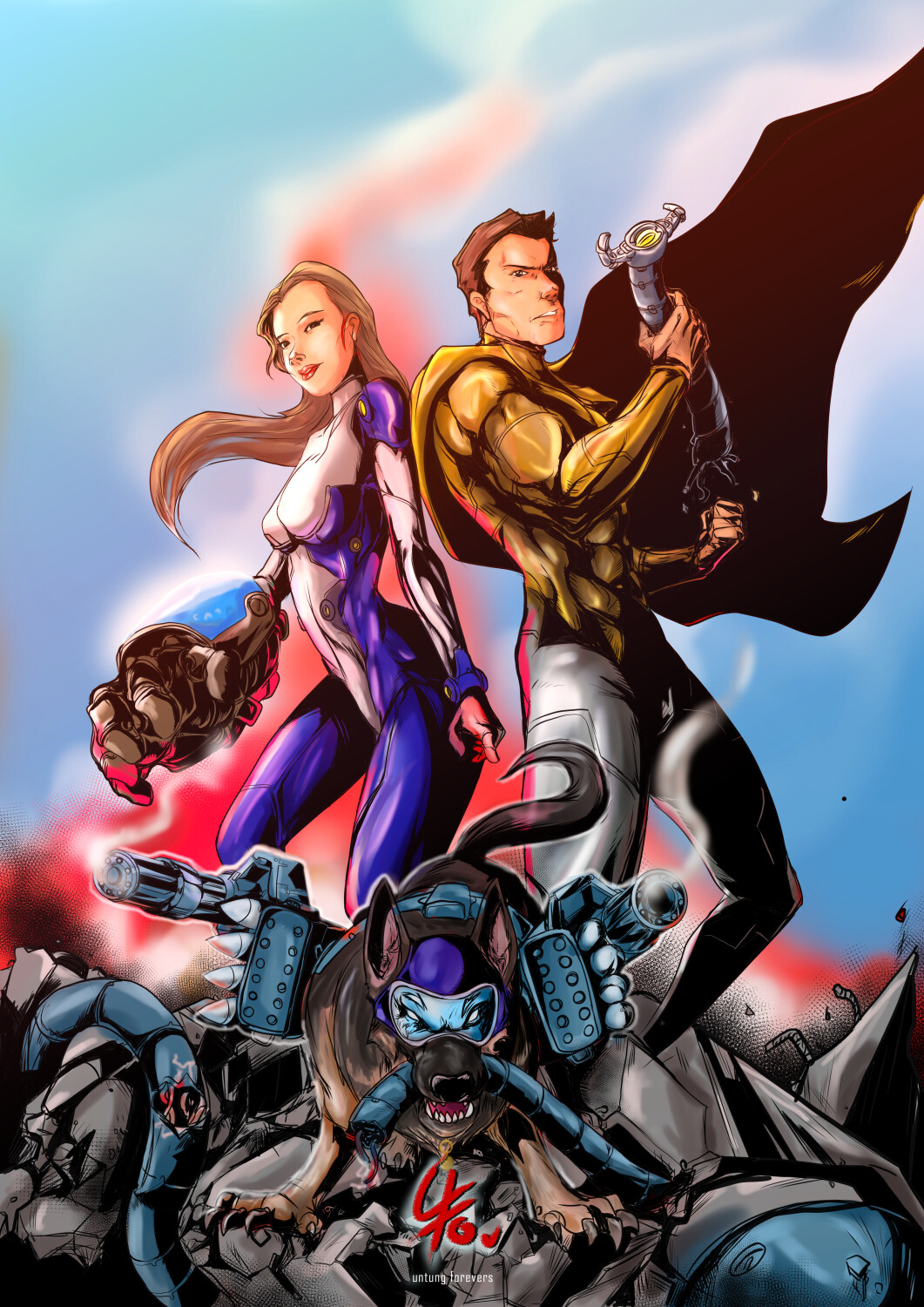 ArtStation - super team up