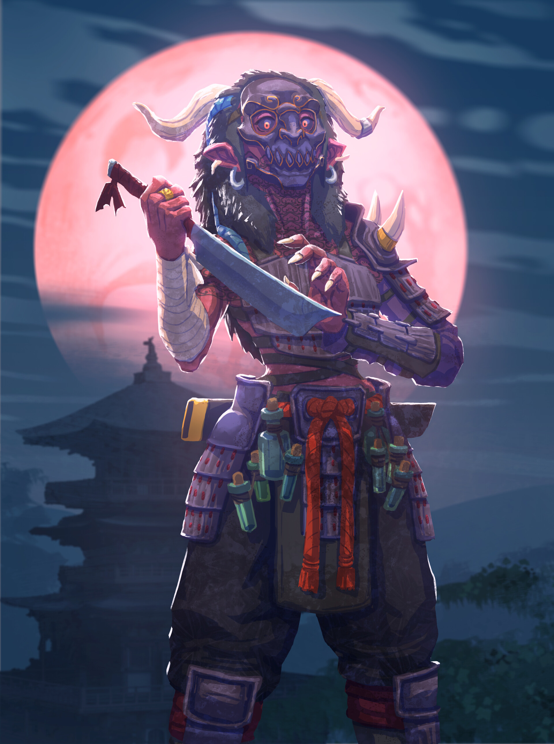 ArtStation - Ugru Fos-Vikûraugz : Akuma assassin