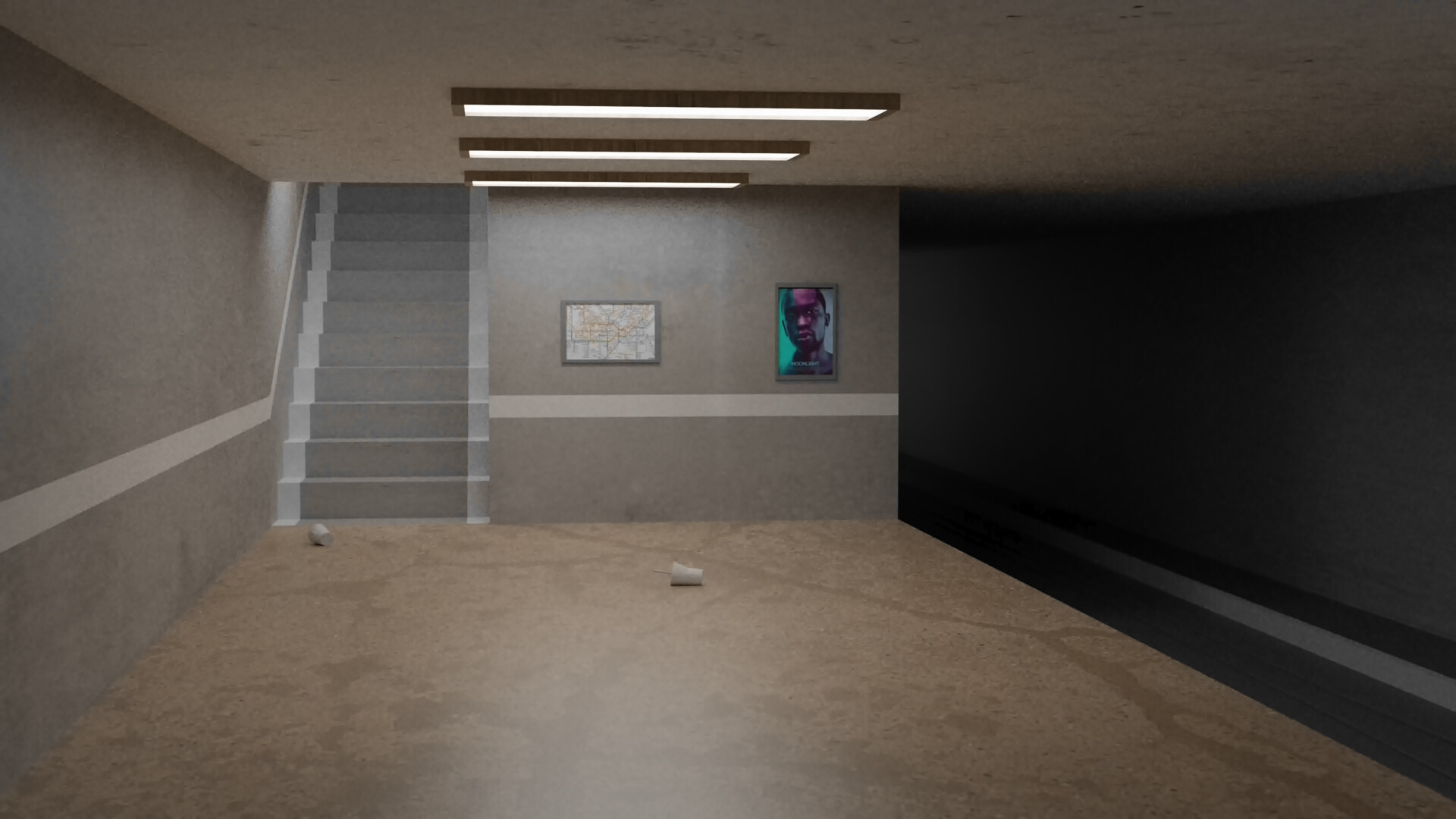 ArtStation - Metro Scene