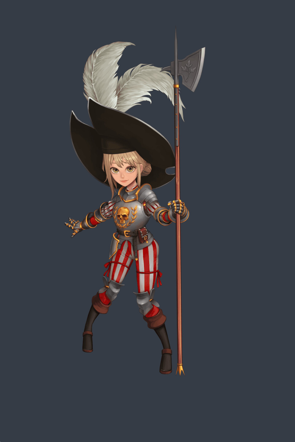 ArtStation - Halberdier(animated)