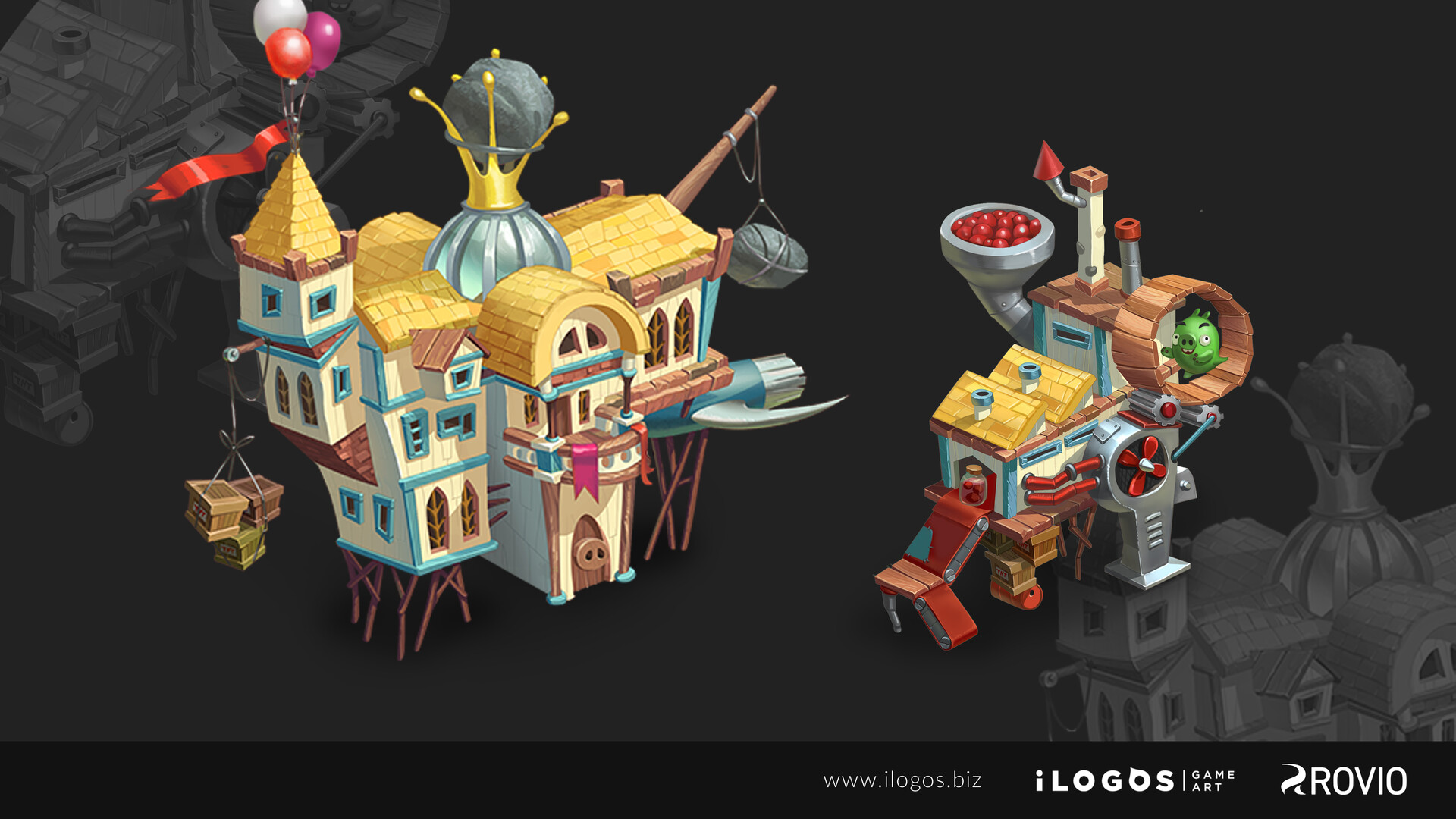 iLogos Game Studios - Characters and assets for Rovio project