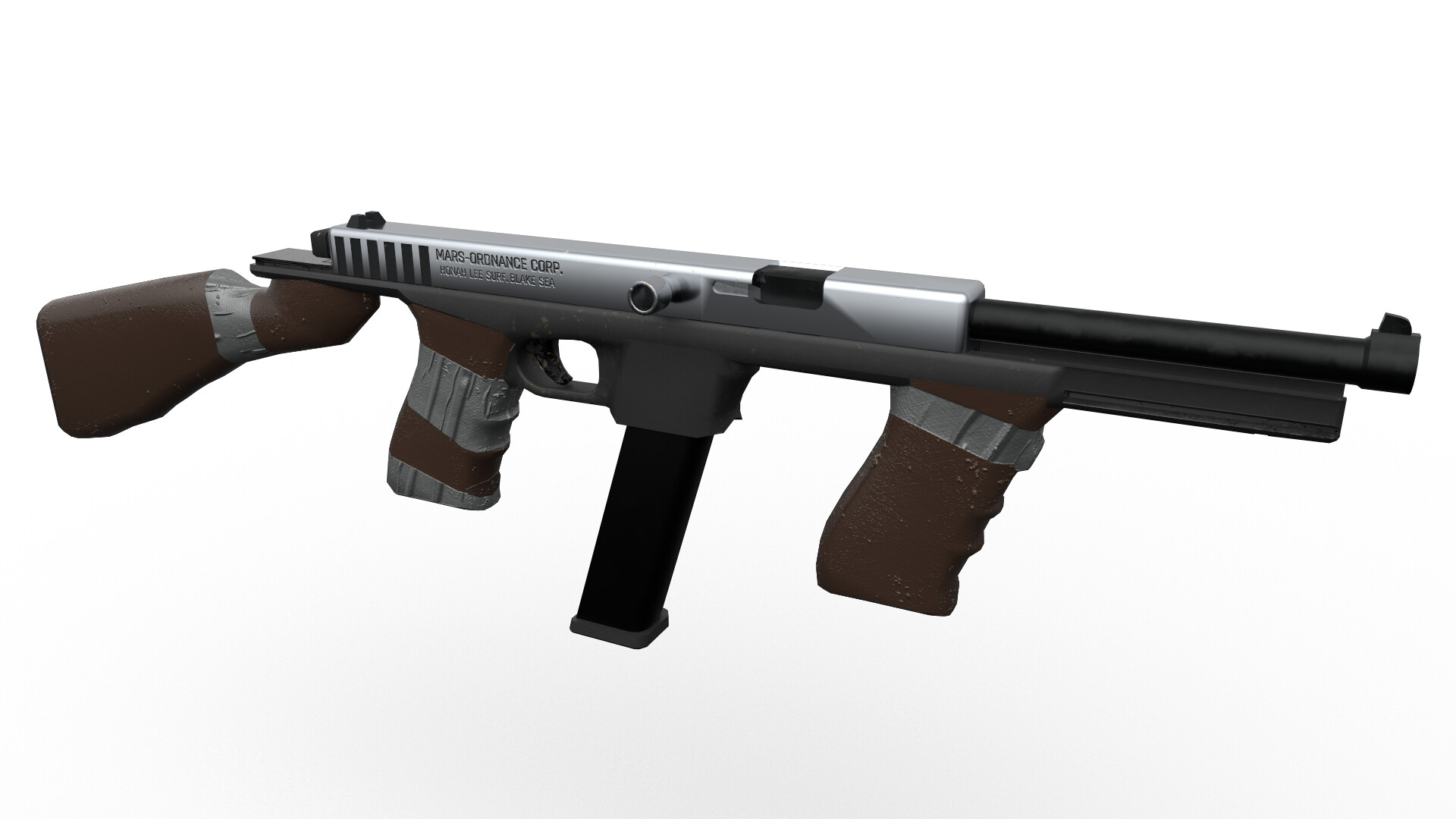 ArtStation - Glompson Submachine Gun