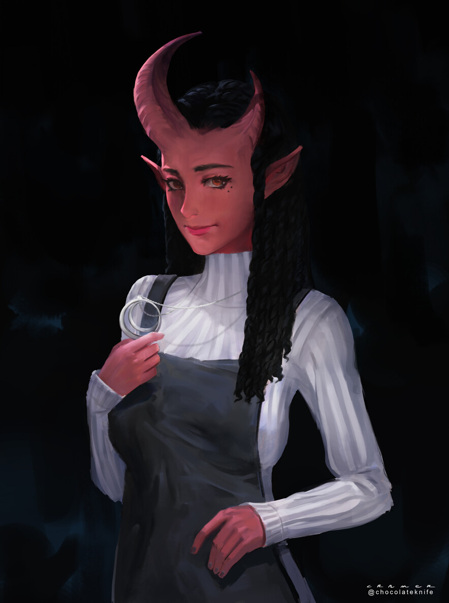 ArtStation - Tiefling Commission