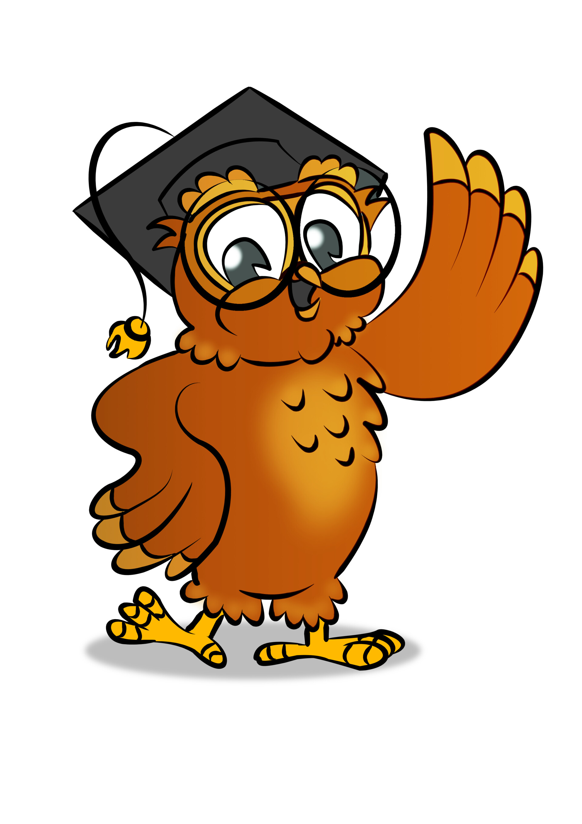 ArtStation - Cartoon Owl