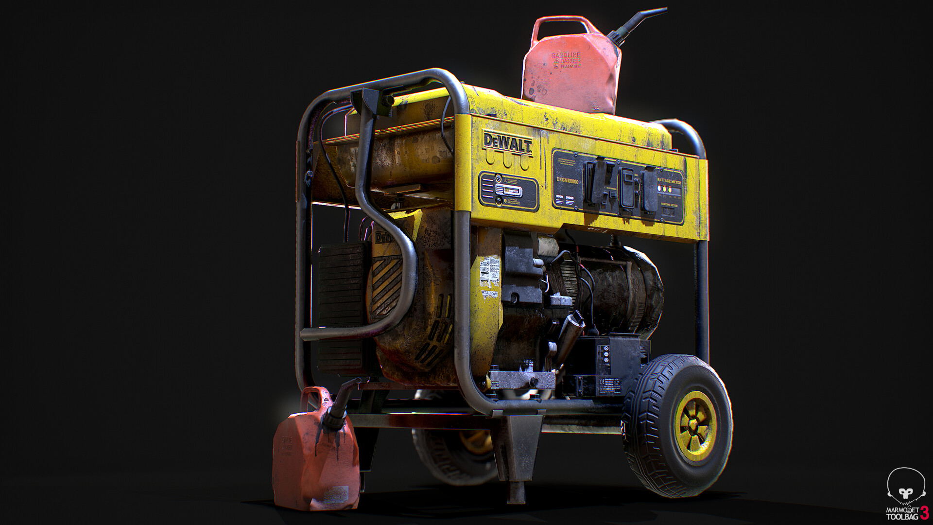 ArtStation - Mobile Generator - Game Ready