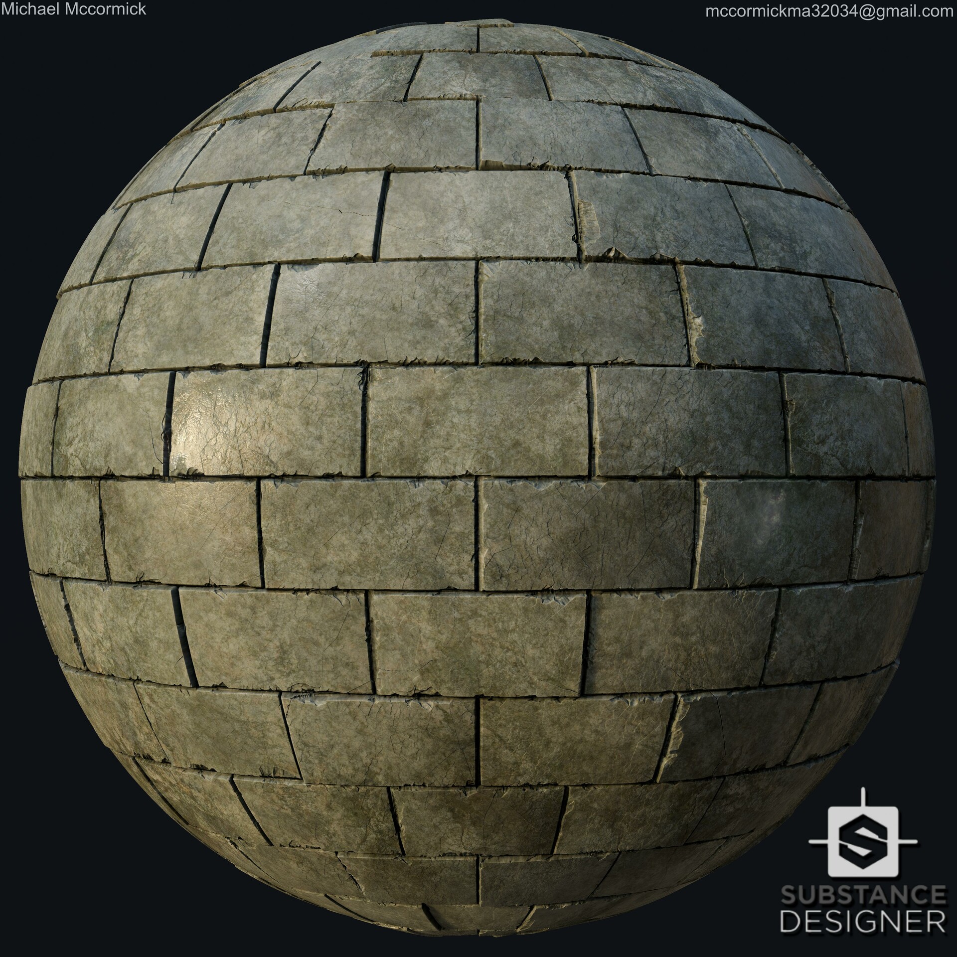 ArtStation - Polished Stone Wall