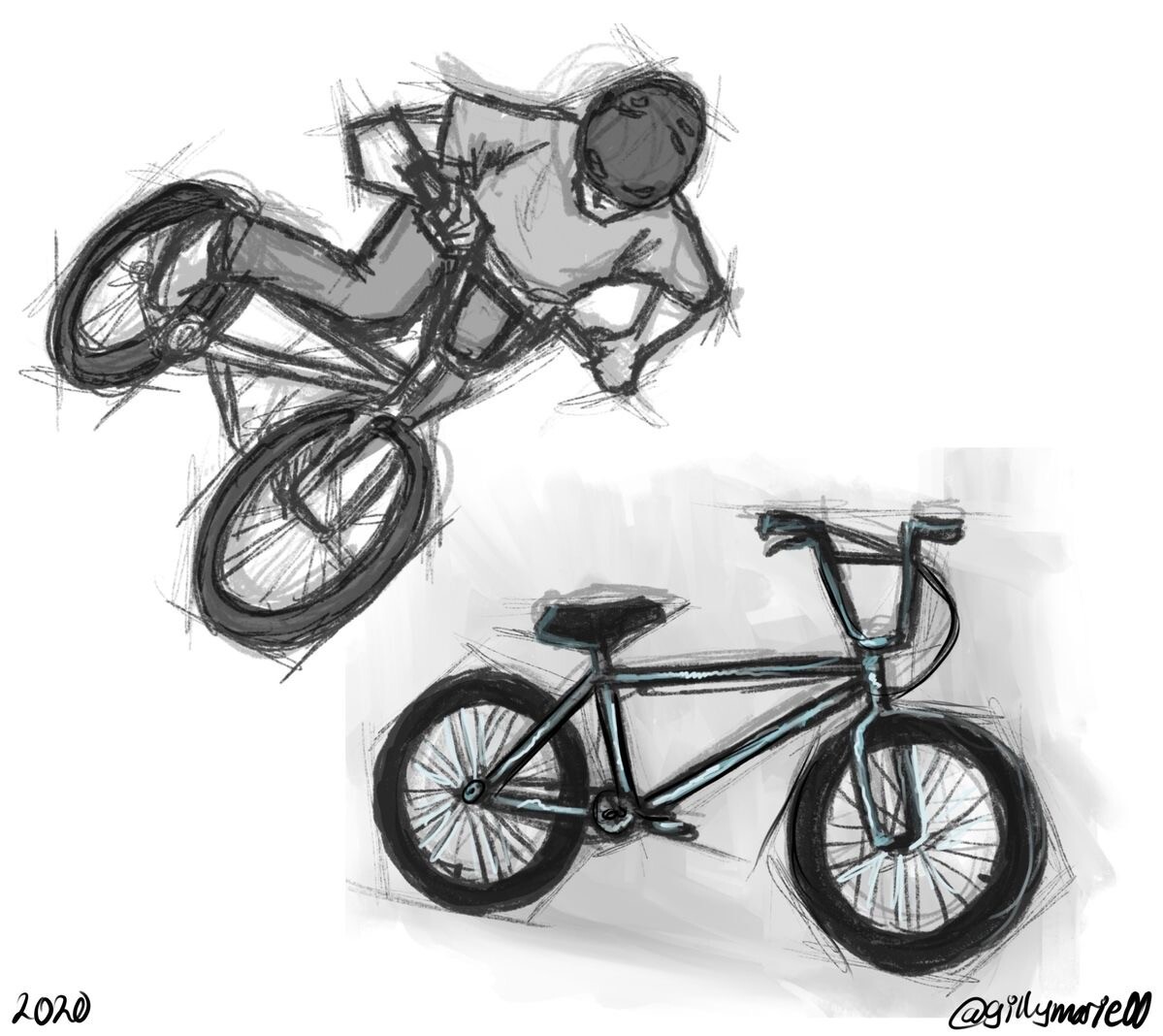 ArtStation - BMX Sketches