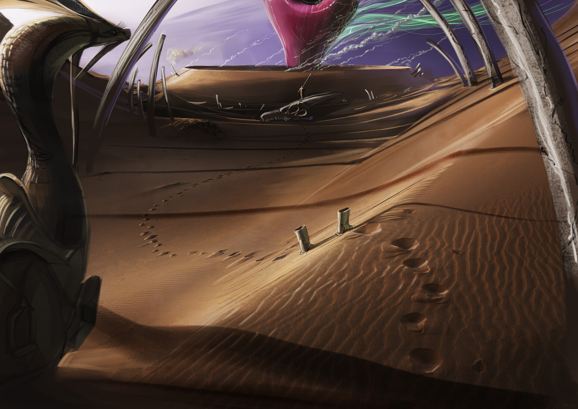 ArtStation - Dragon Desert