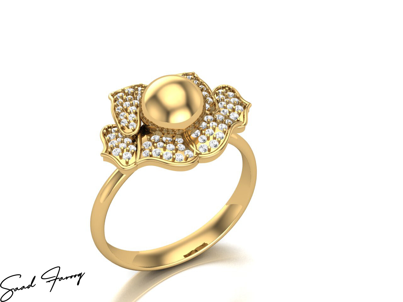 ArtStation - Indian Style katak Ring