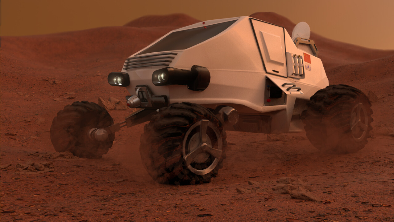 ArtStation - Mars exploration rover