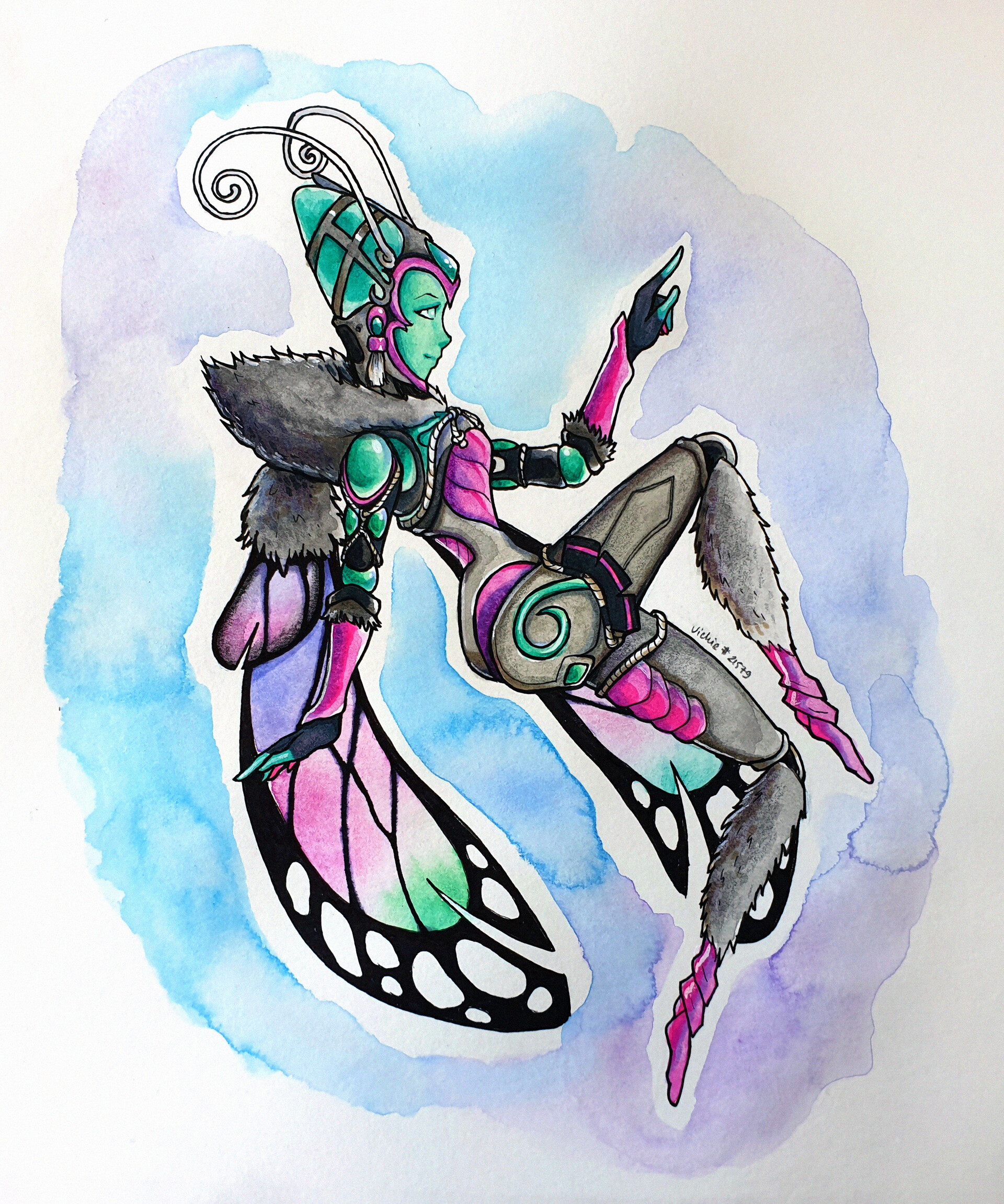 ArtStation - Butterfly Echo [Overwatch]