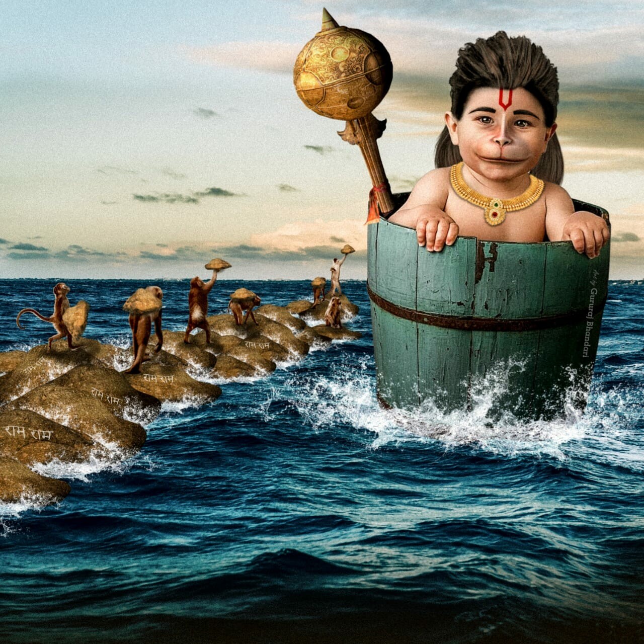 ArtStation - Lord Hanuma at Ramasatu