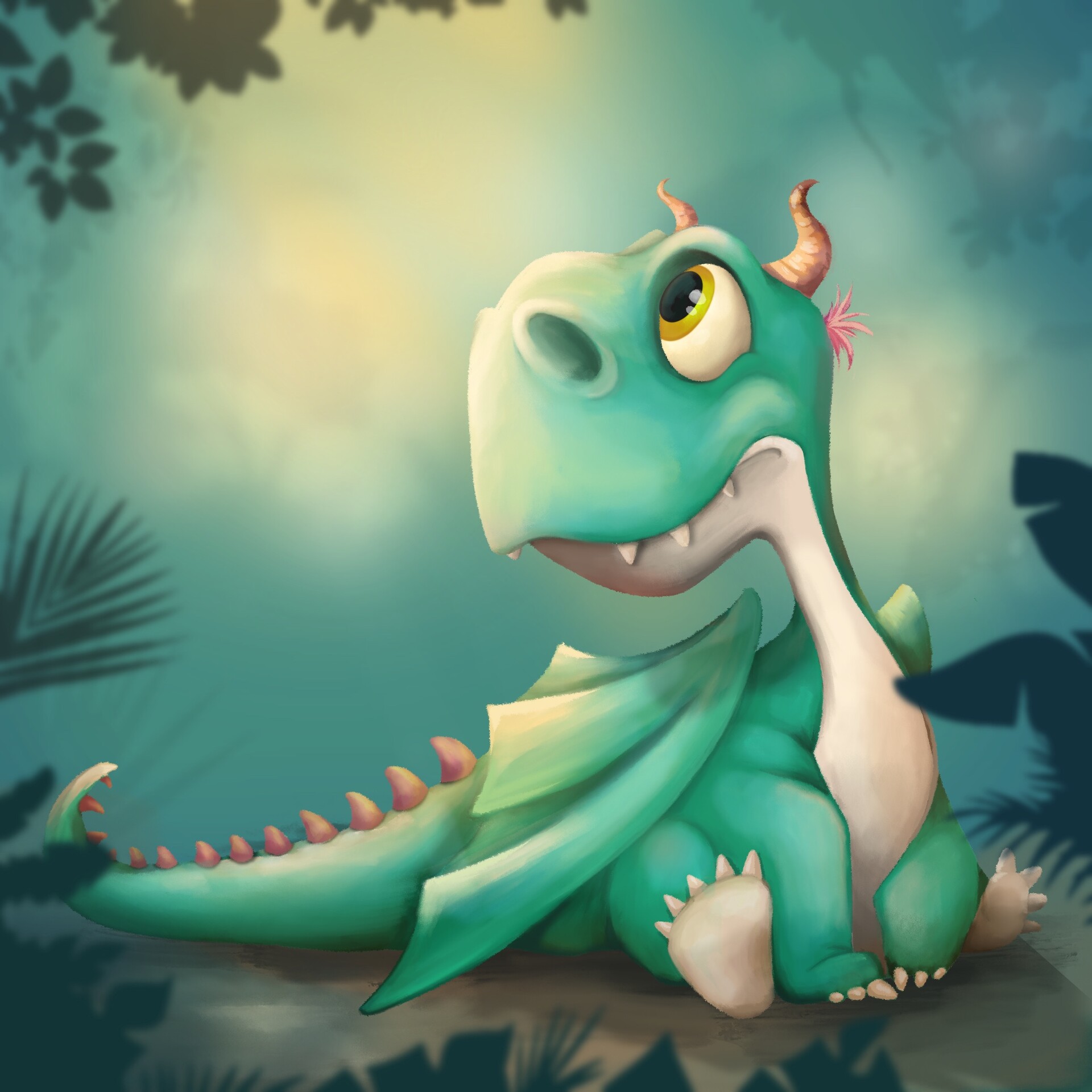 ArtStation - Peggy the baby Dragon