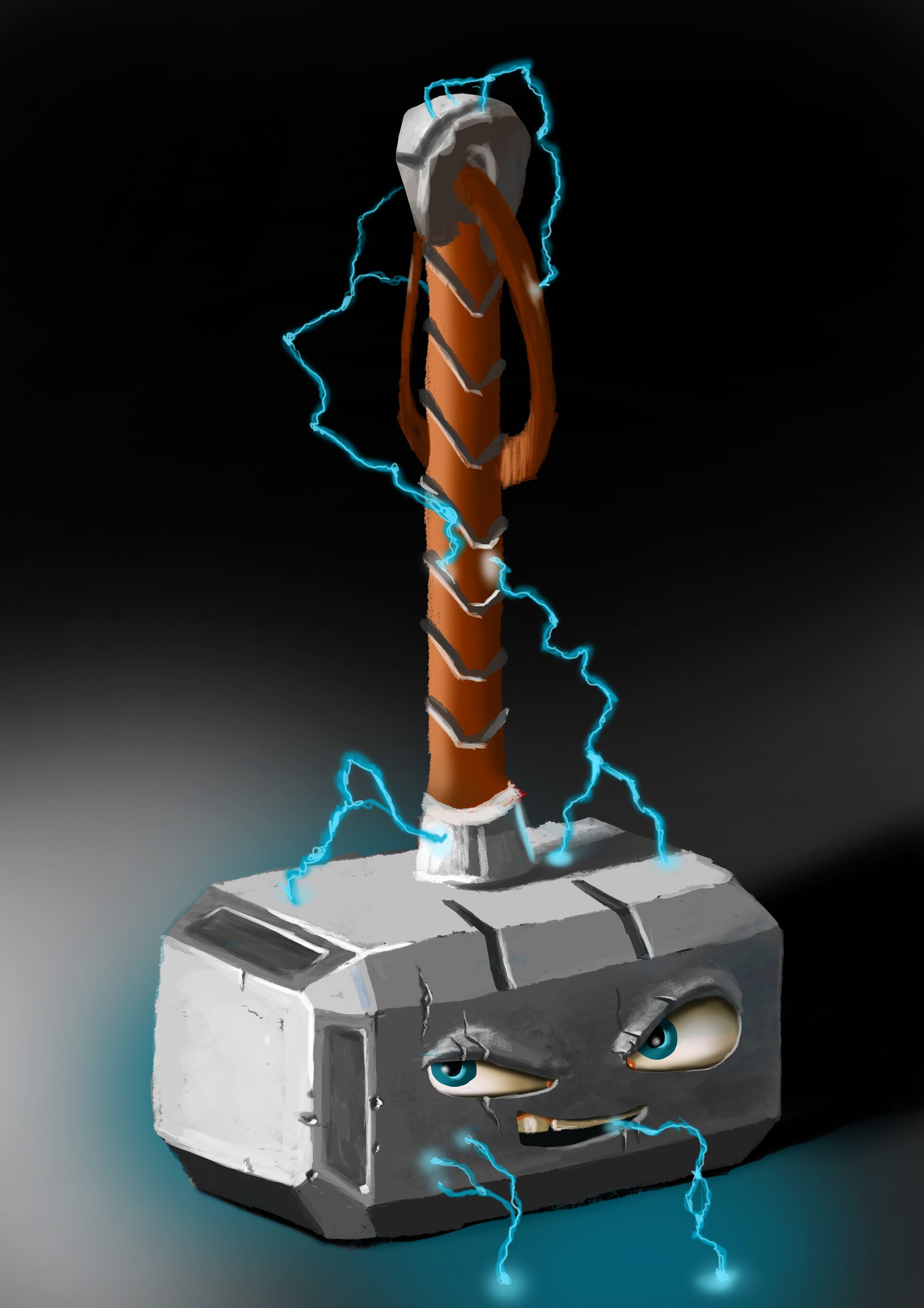 ArtStation - thor angry hammer