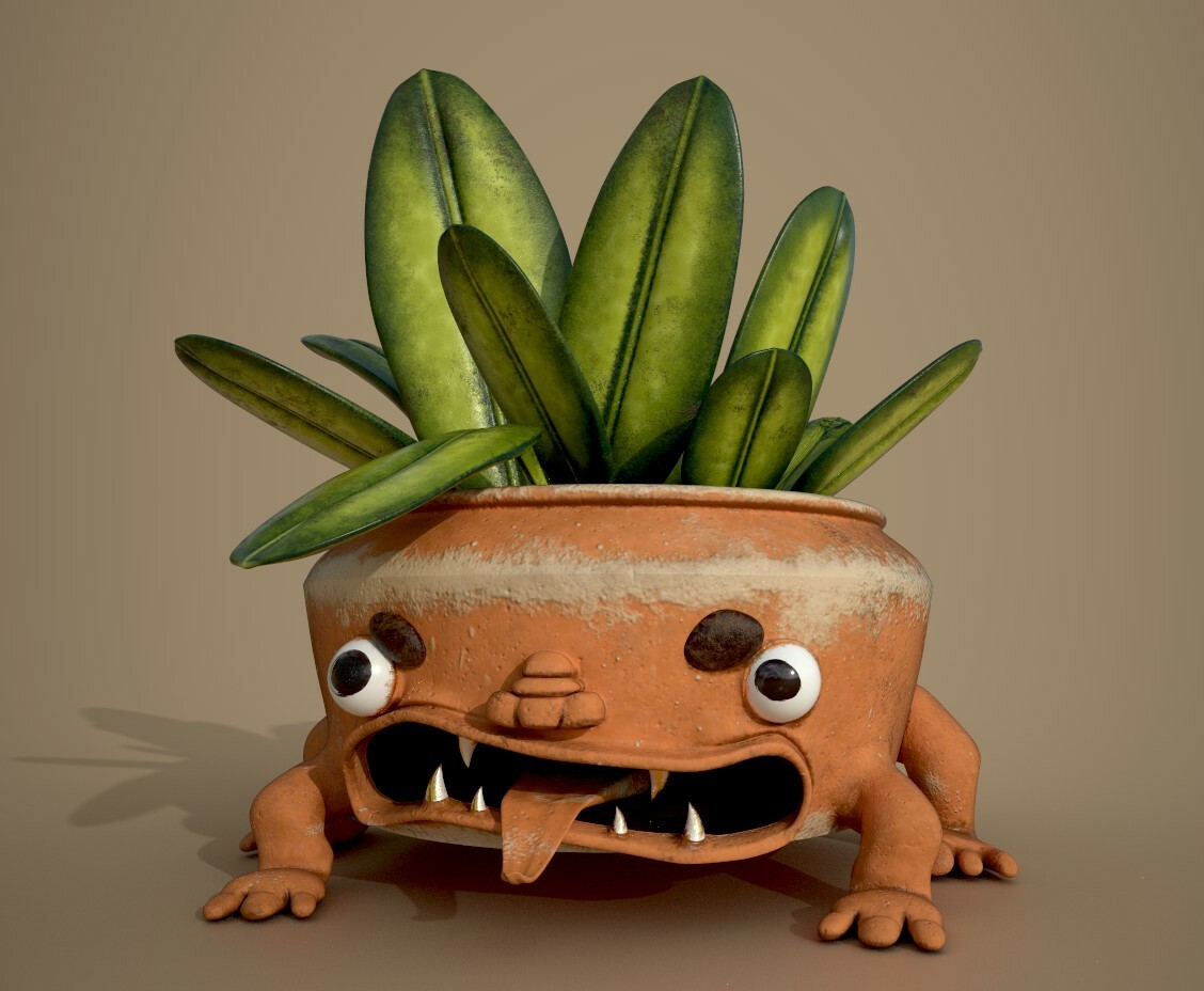 ArtStation - Vase Creature