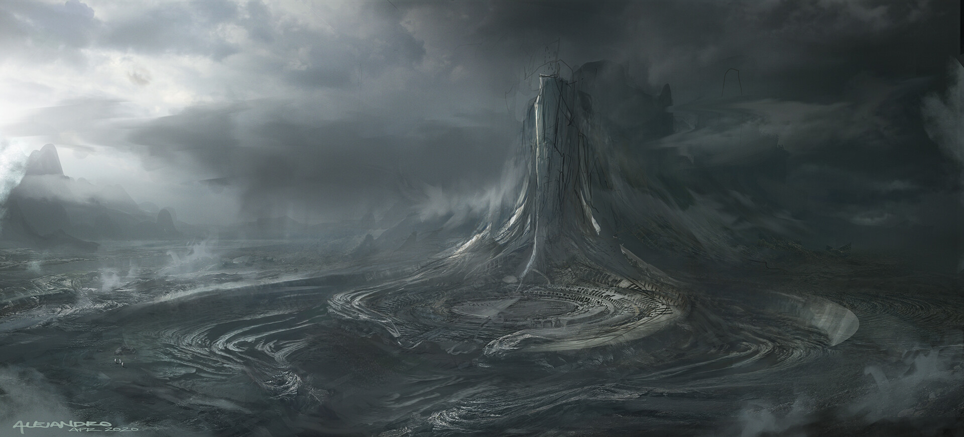 ArtStation - Alien landscape