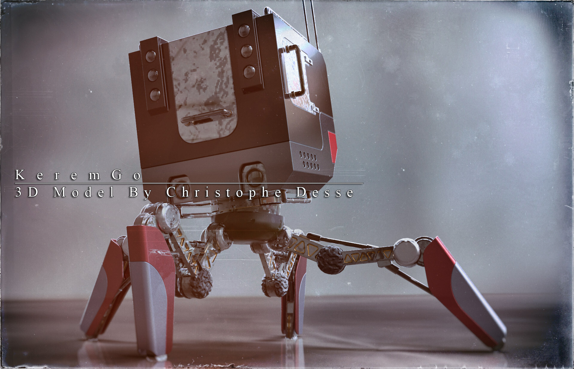 ArtStation - Minibot By Christophe Desse