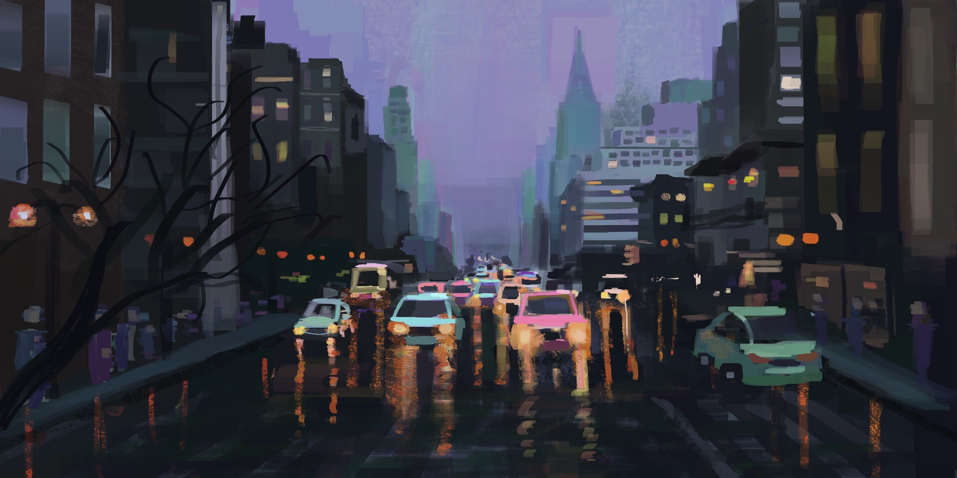 ArtStation - City Traffic