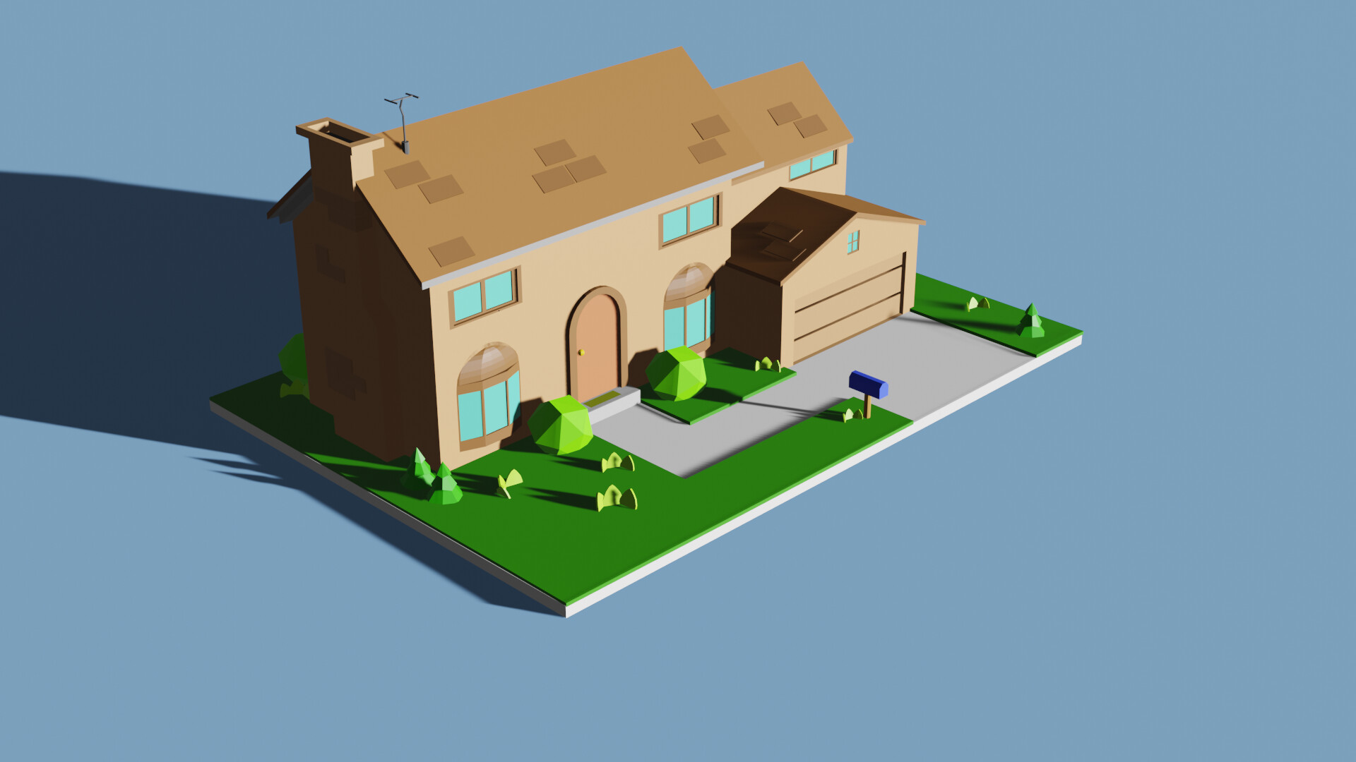 ArtStation - House The Simpsons