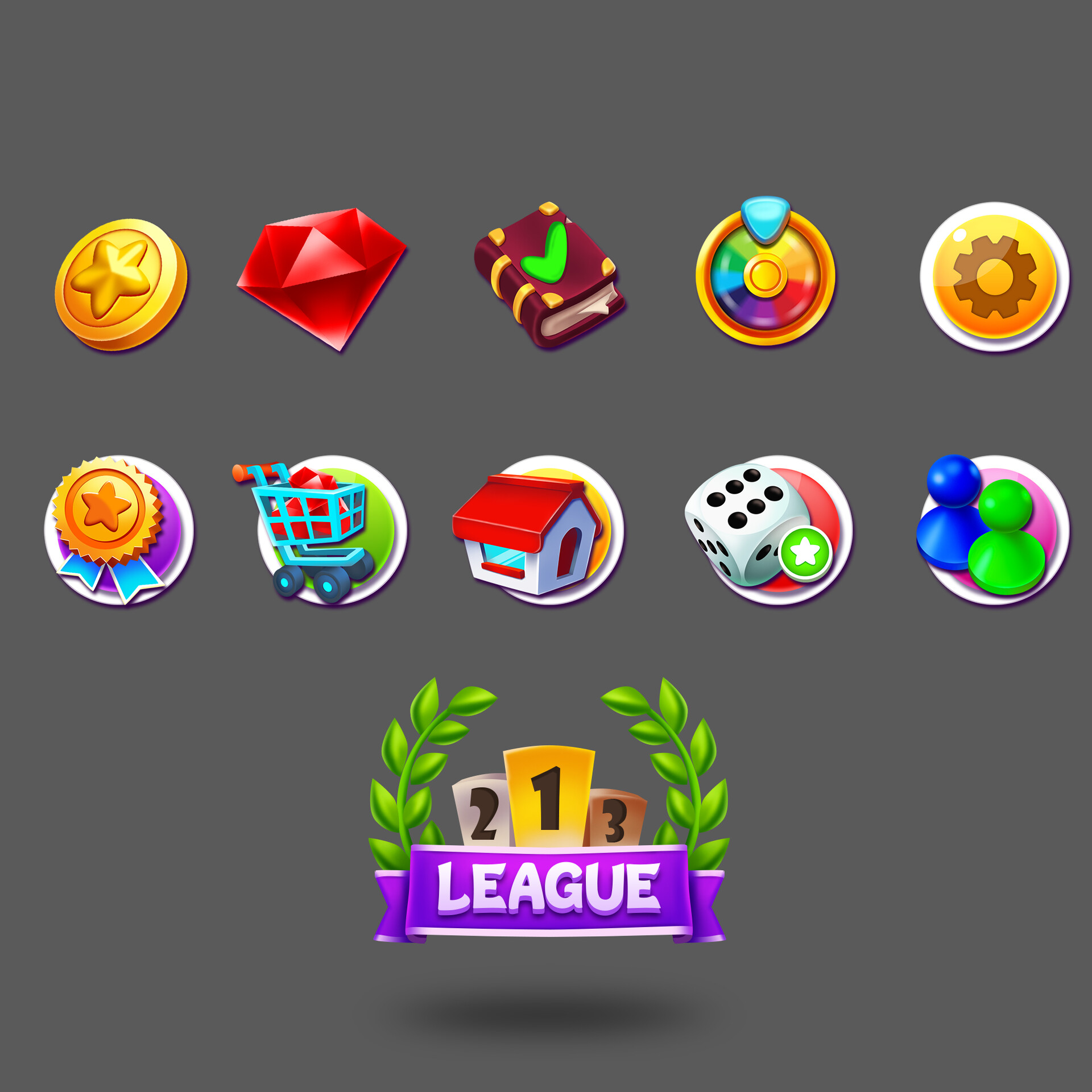 ArtStation - UI/Icons