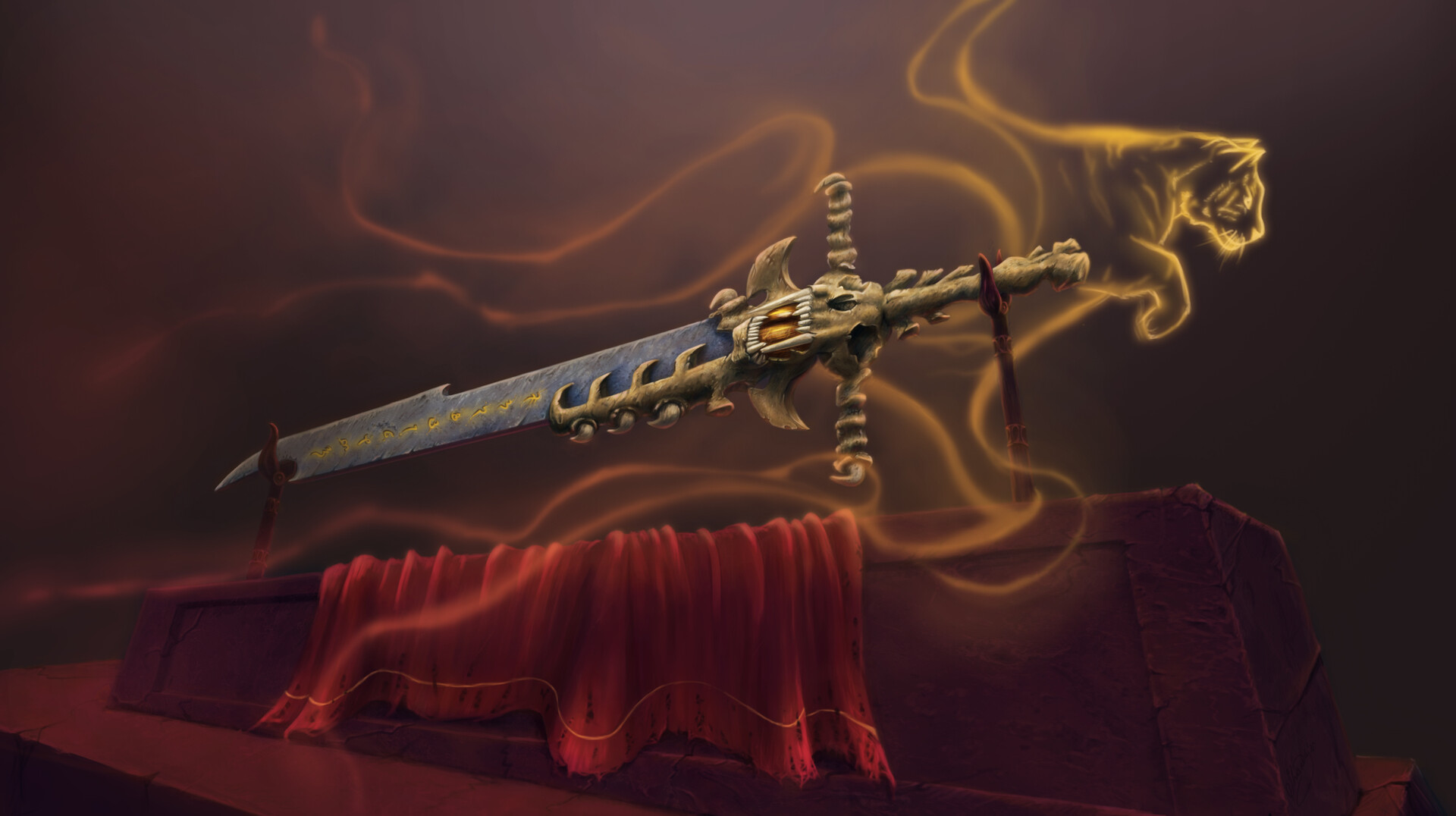 ArtStation - sword of the white tiger