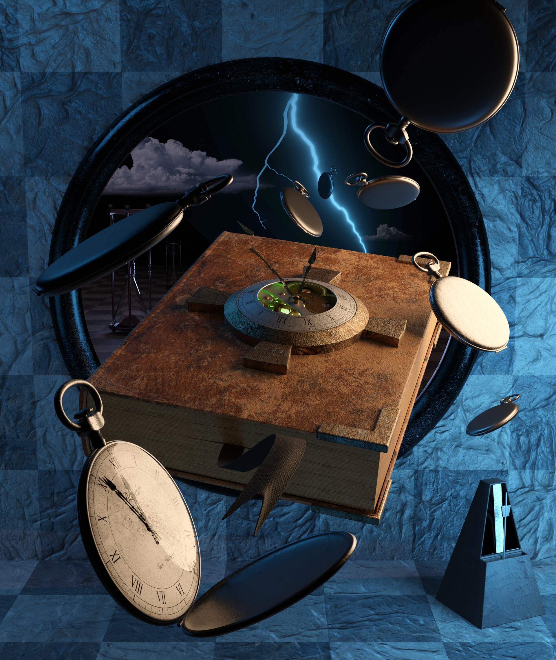 ArtStation - a surrealistic time bending magic book