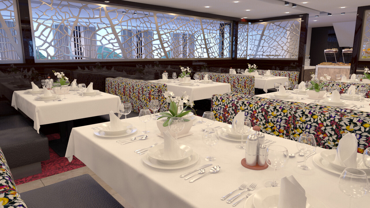 ArtStation - Boat Restaurant