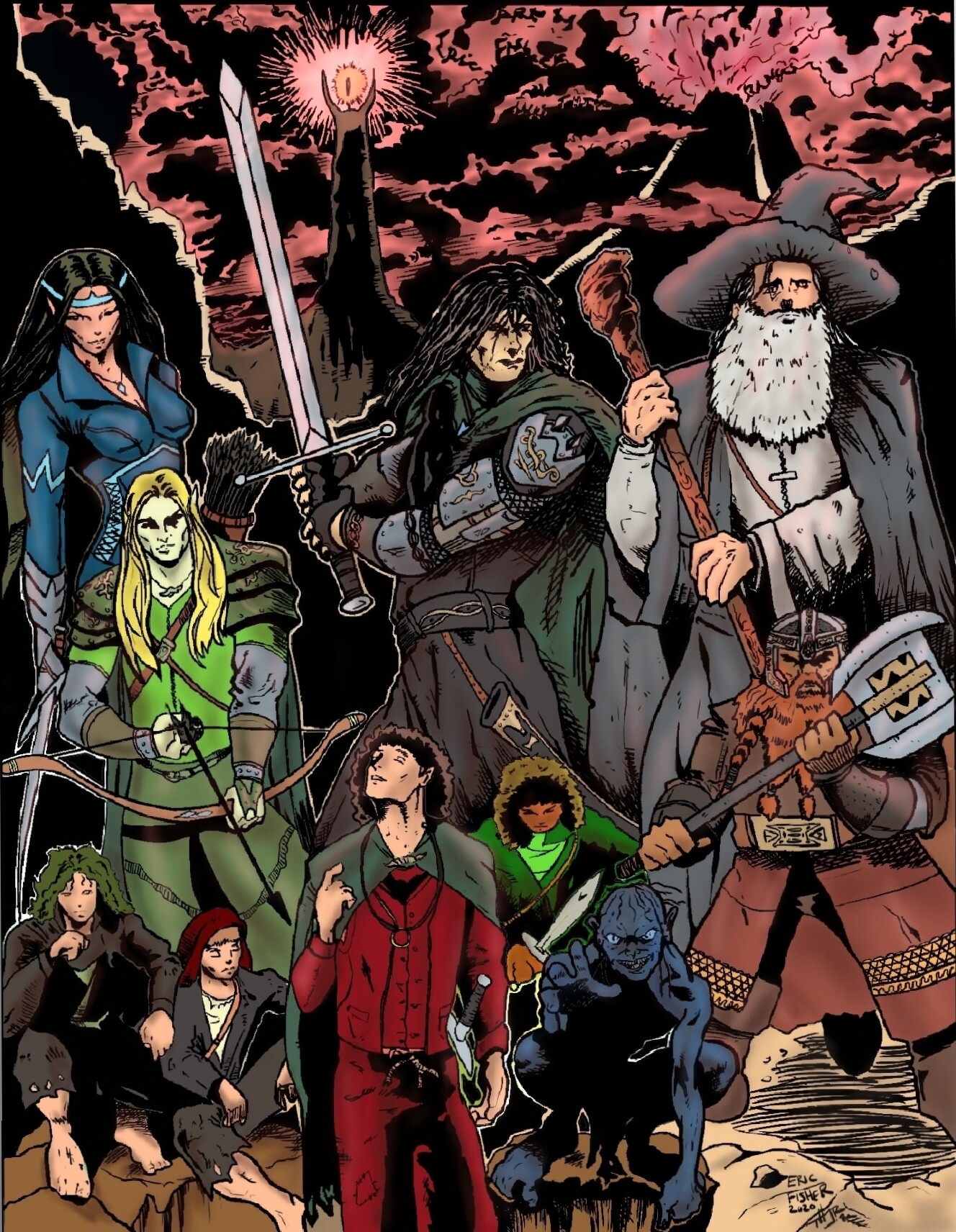 ArtStation - Lord of The Rings by Eric Fisher