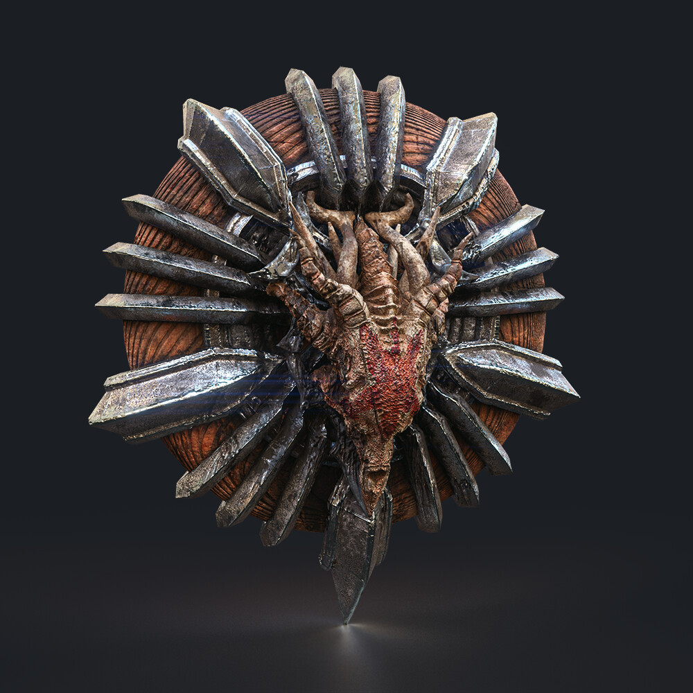 ArtStation - monster slayer shield