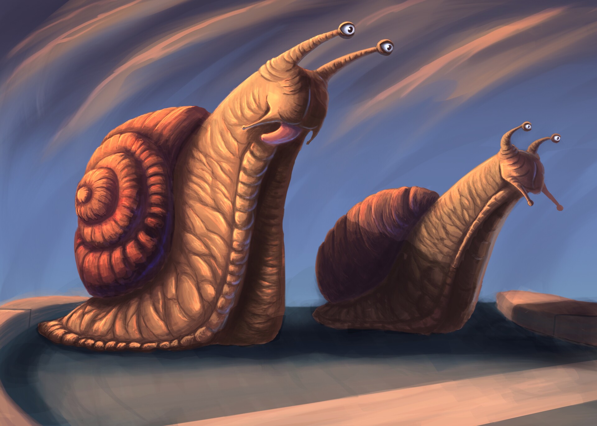 ArtStation - Snail race