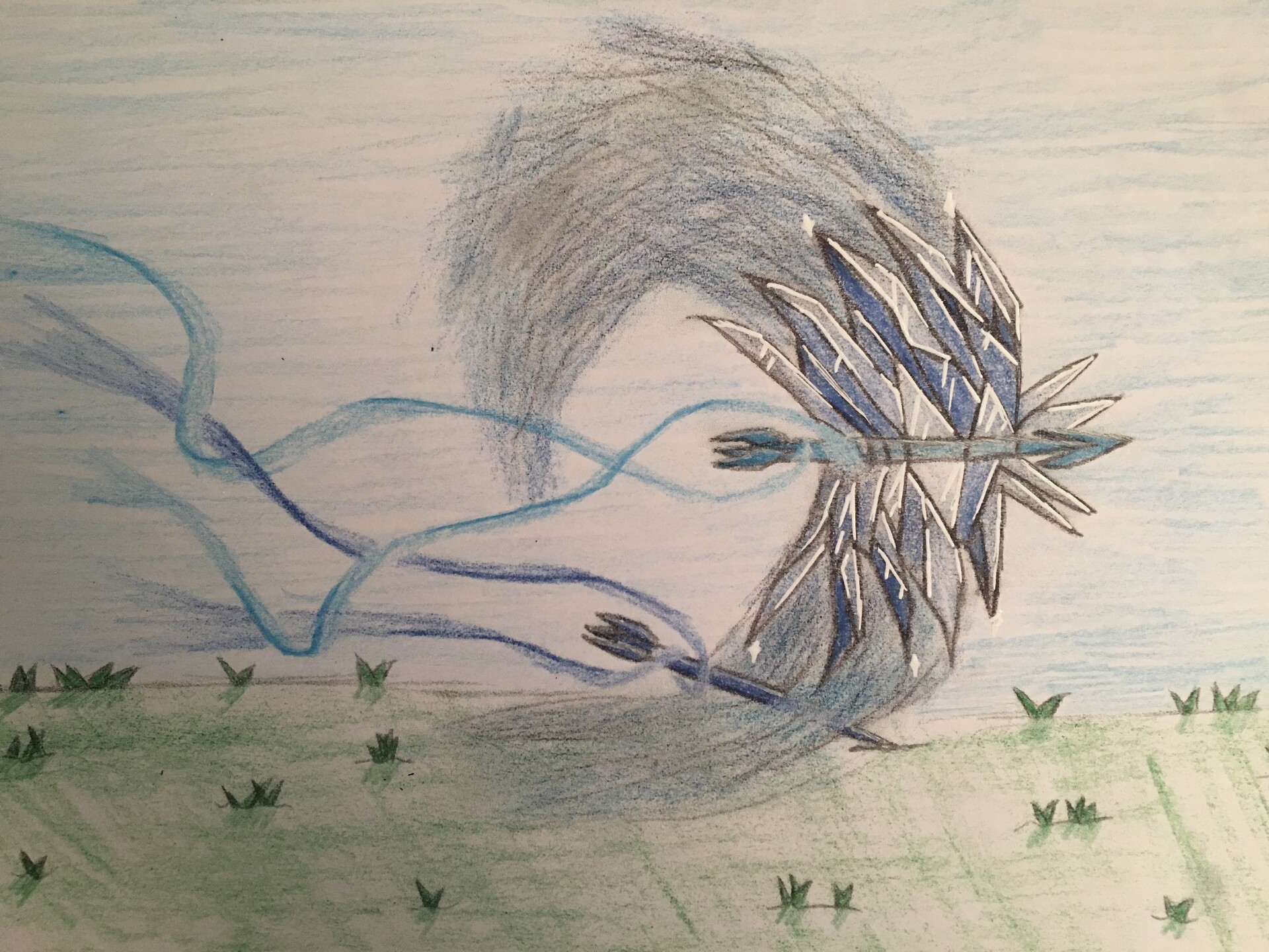 Louis Turcotte (full rough projects) - Inktober Week 16: Blue