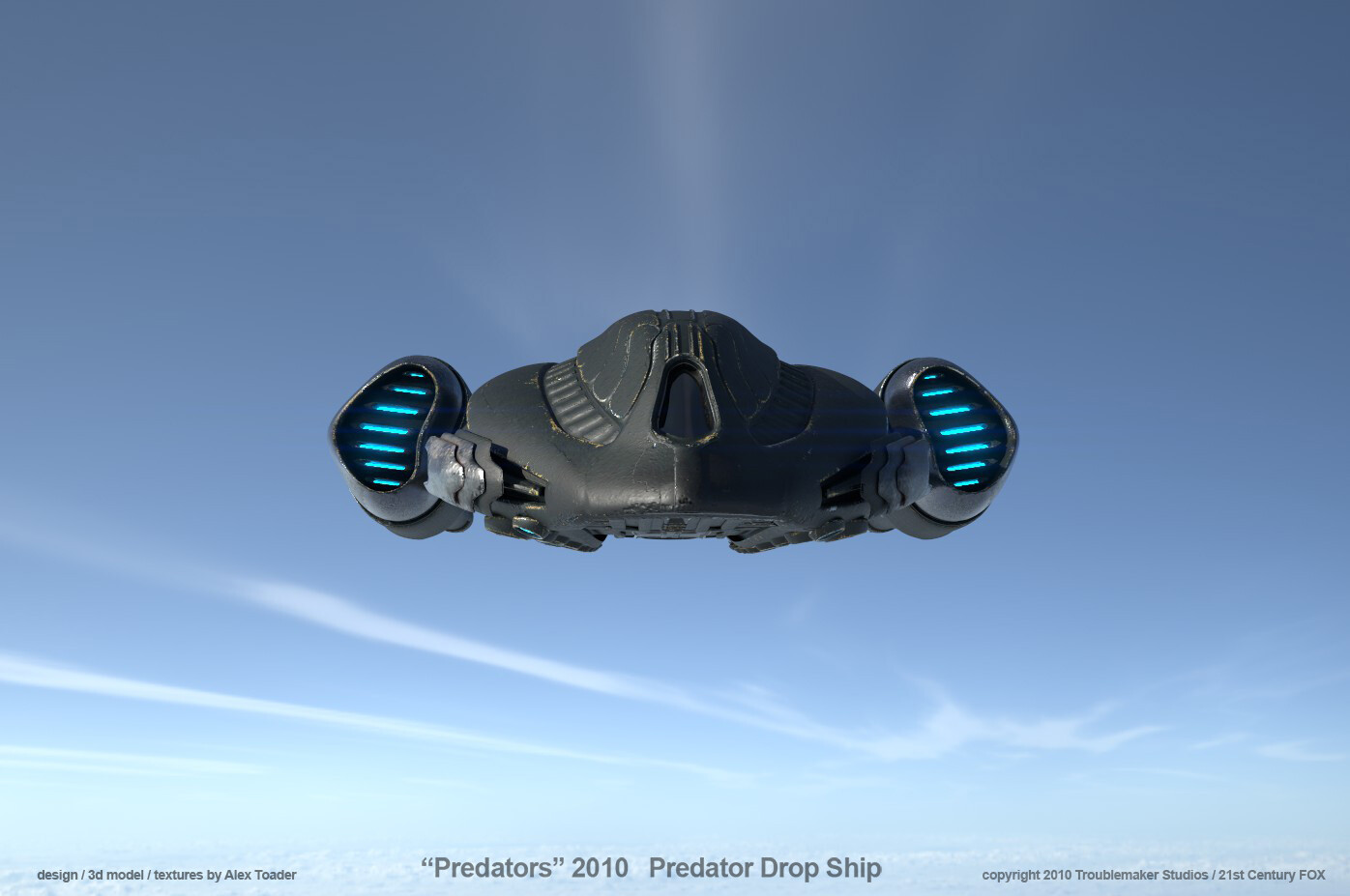 alex toader - "Predators" (2010) Predator Drop Ship / Color Keys ...