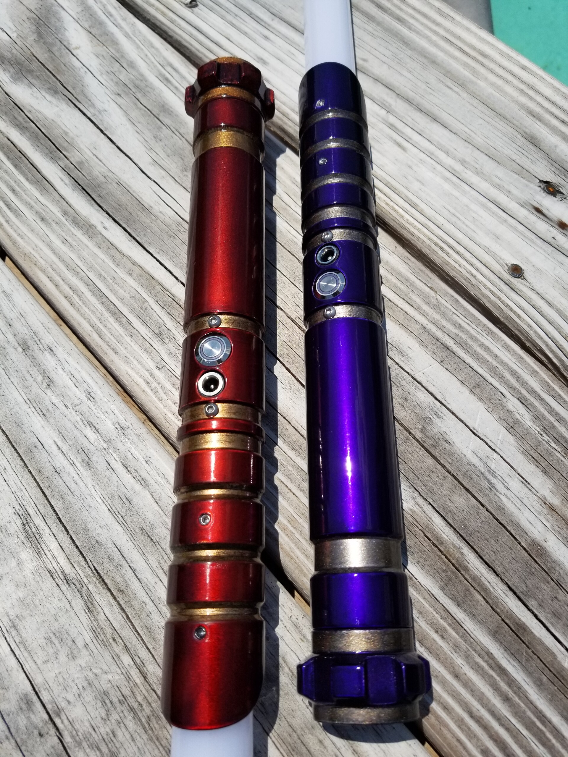 ArtStation - Powder coated Lightsabers, matched hilt concept