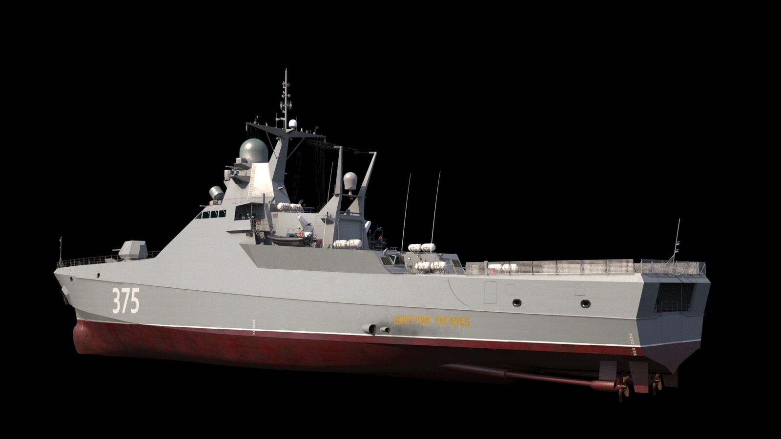 Tim Samedov - Project 22160 patrol ship 3D model