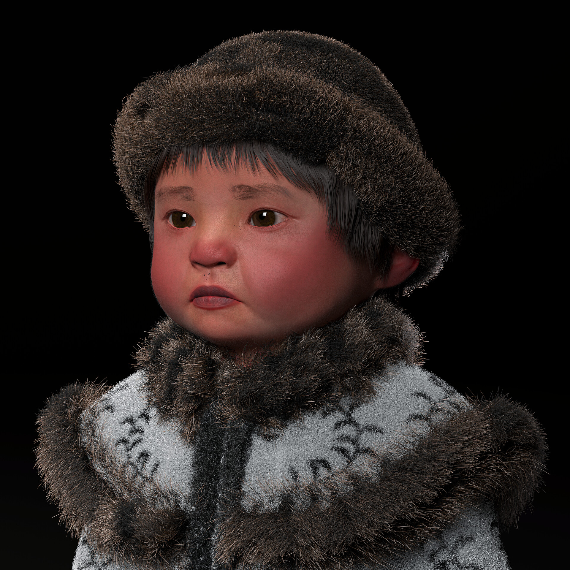 ArtStation - Eskimo baby girl