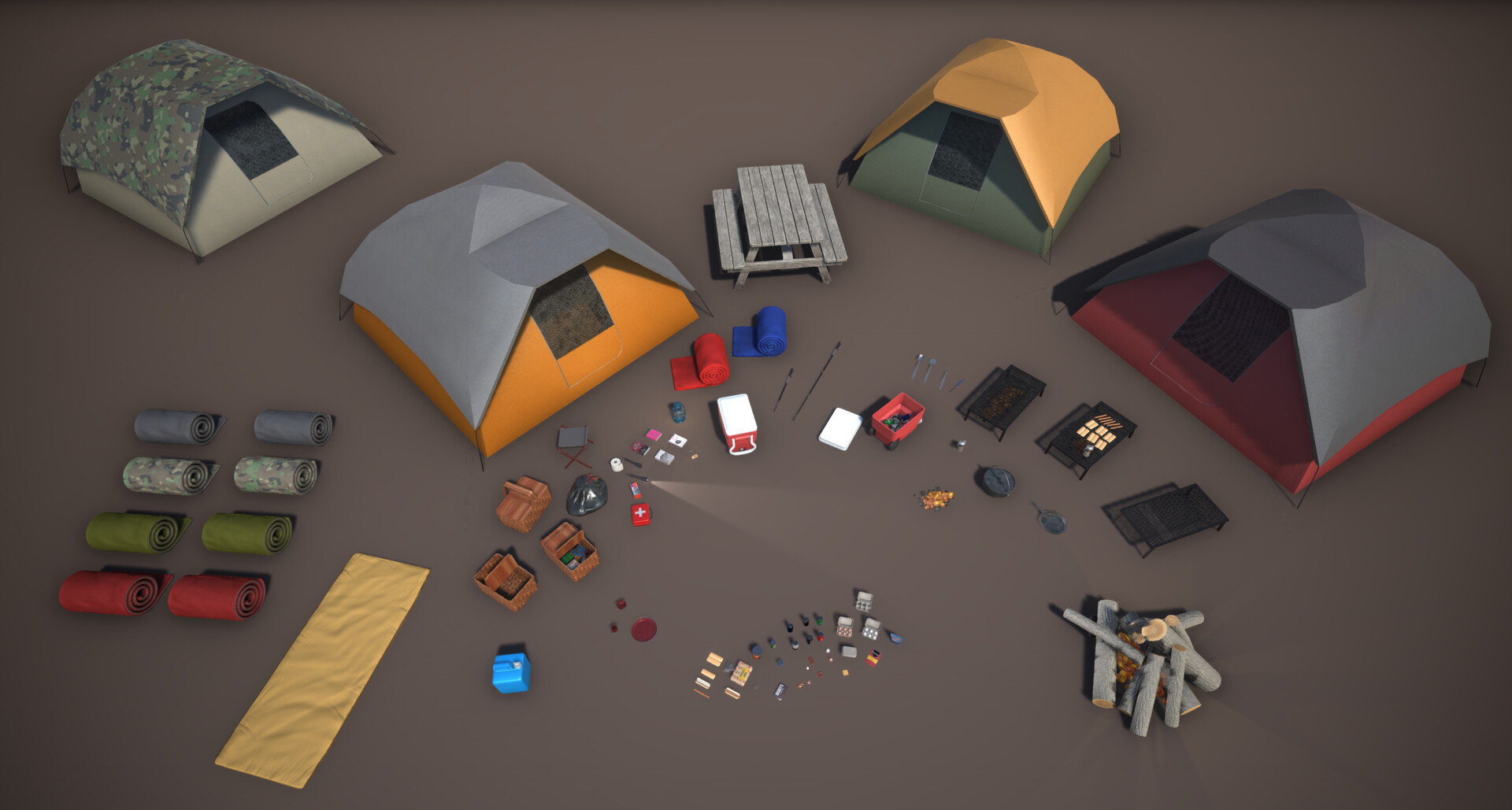 ArtStation - Camping Asset Pack