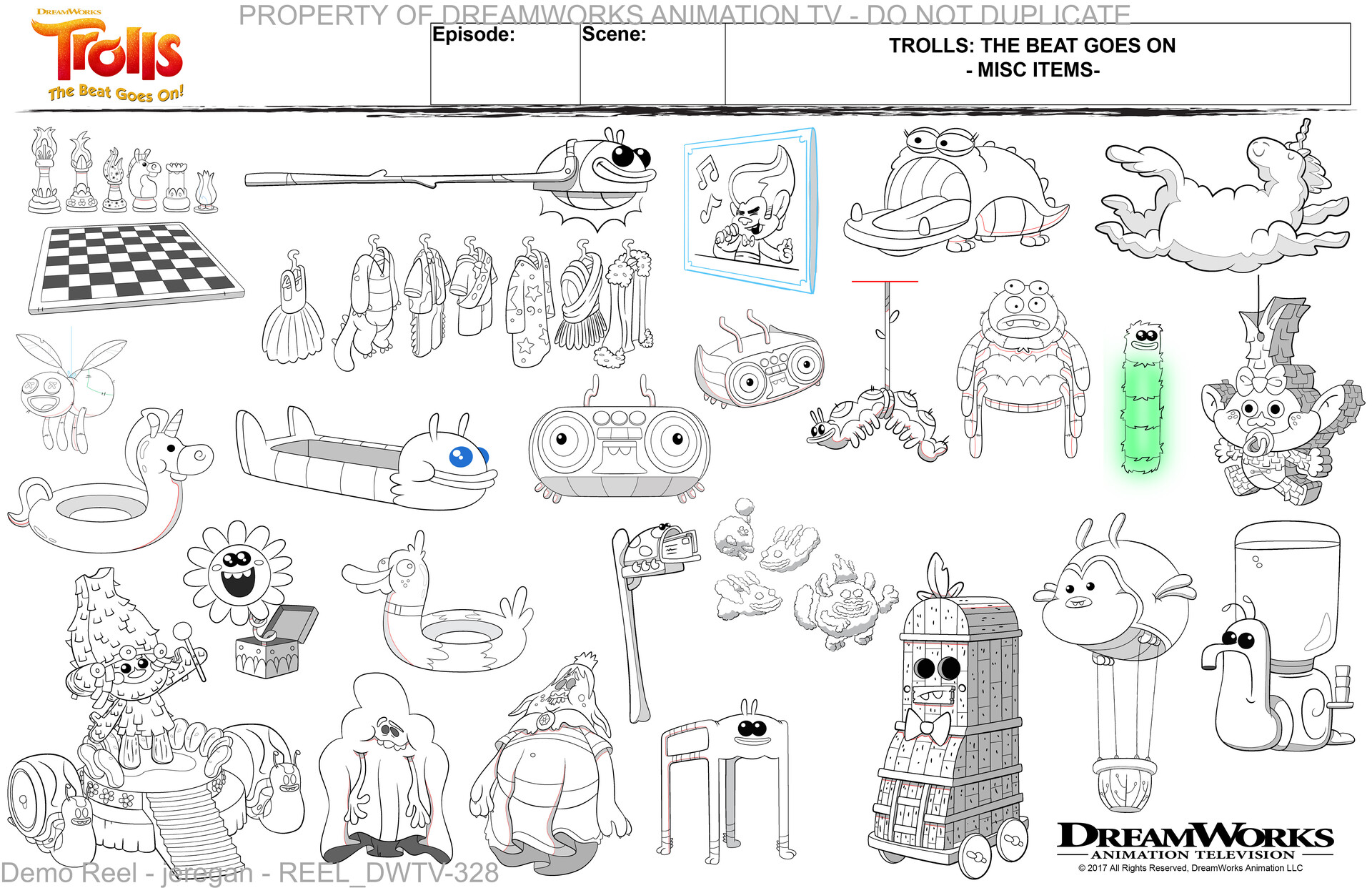 Jerry Regan - Dreamworks - Trolls the Beat Goes On - Prop & Efx Design