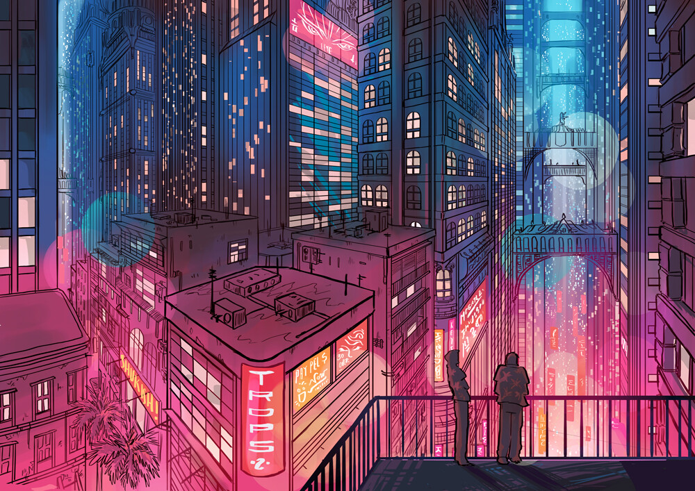 ArtStation - Corrupted city