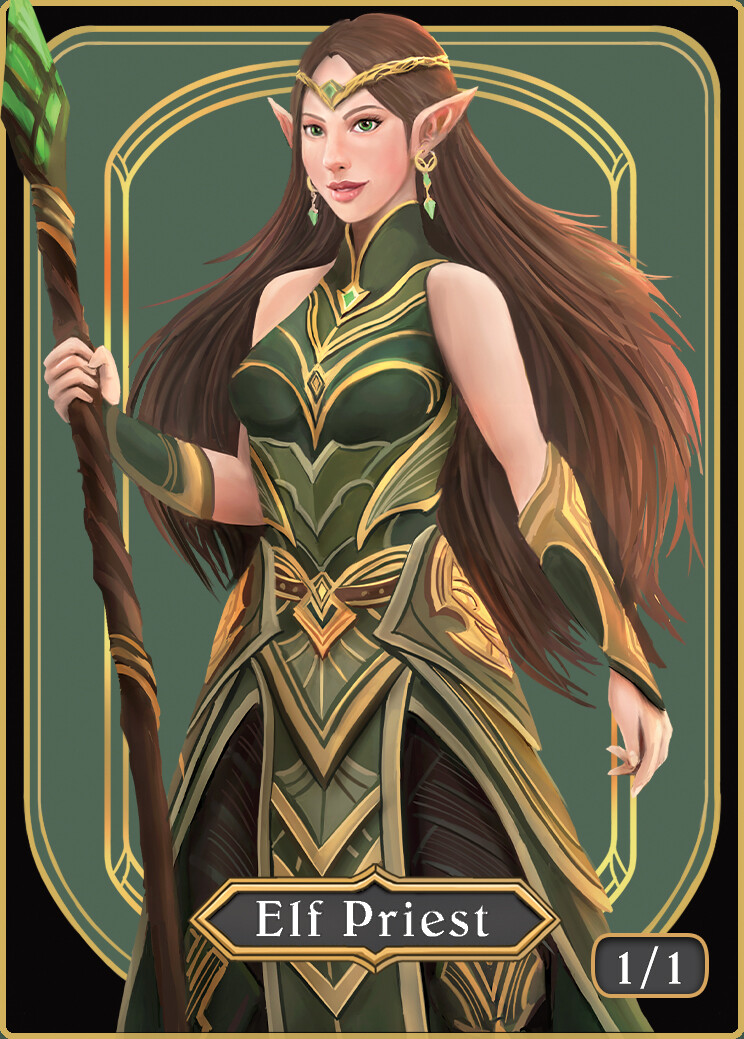 Hang Kwong @hkxdesign - Elf Priest